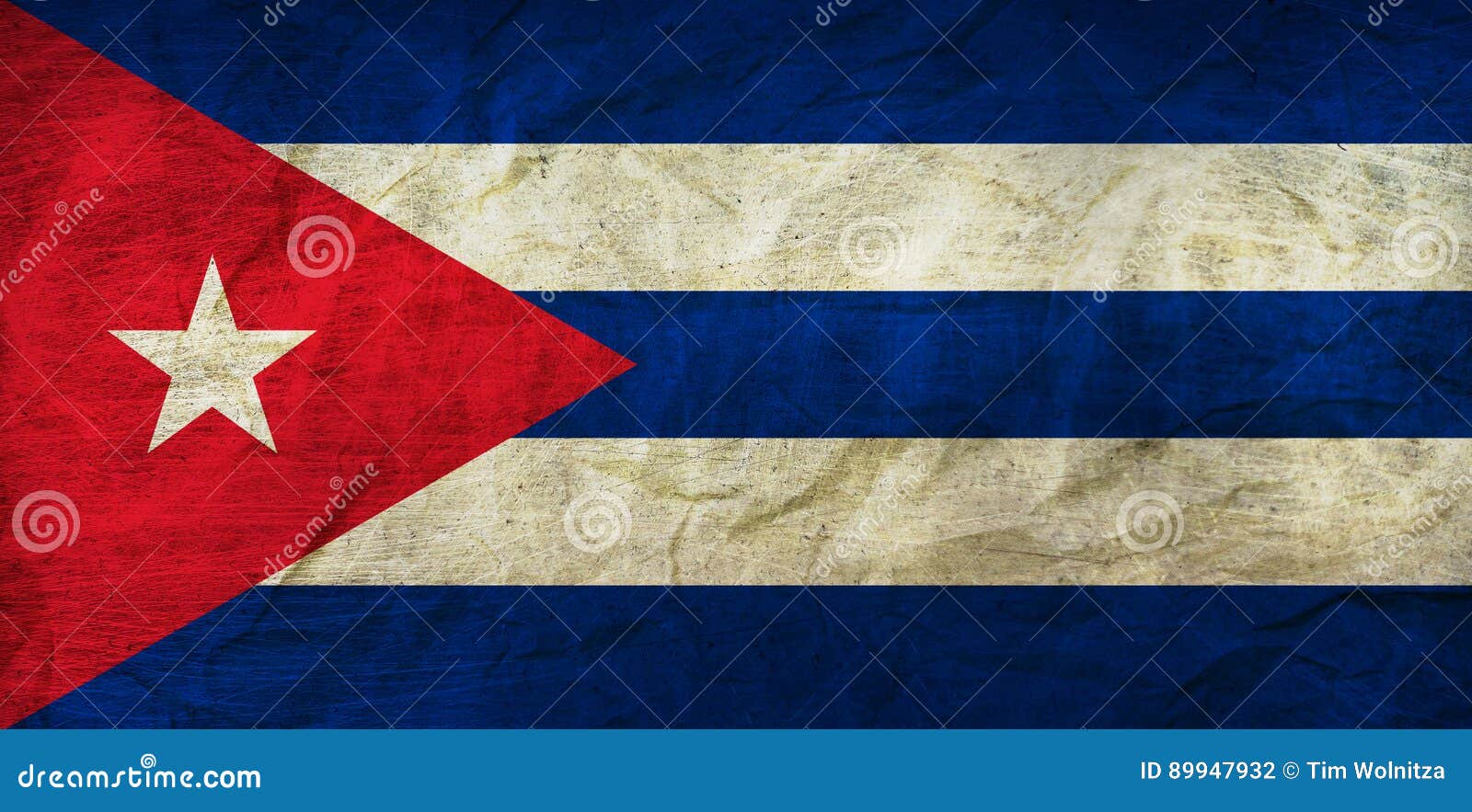 Cuba Flag on Paper stock photo. Image of fidel, design - 89947932