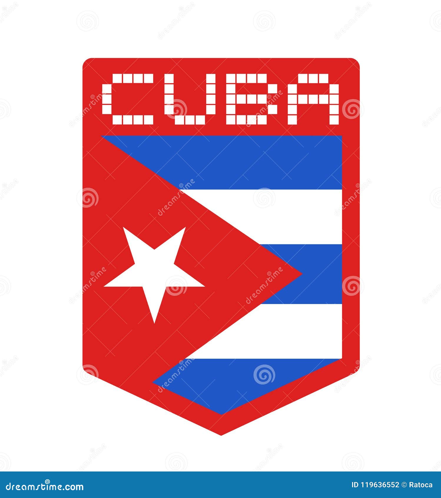 Cuba Map Icon Vector Trendy | CartoonDealer.com #177783943