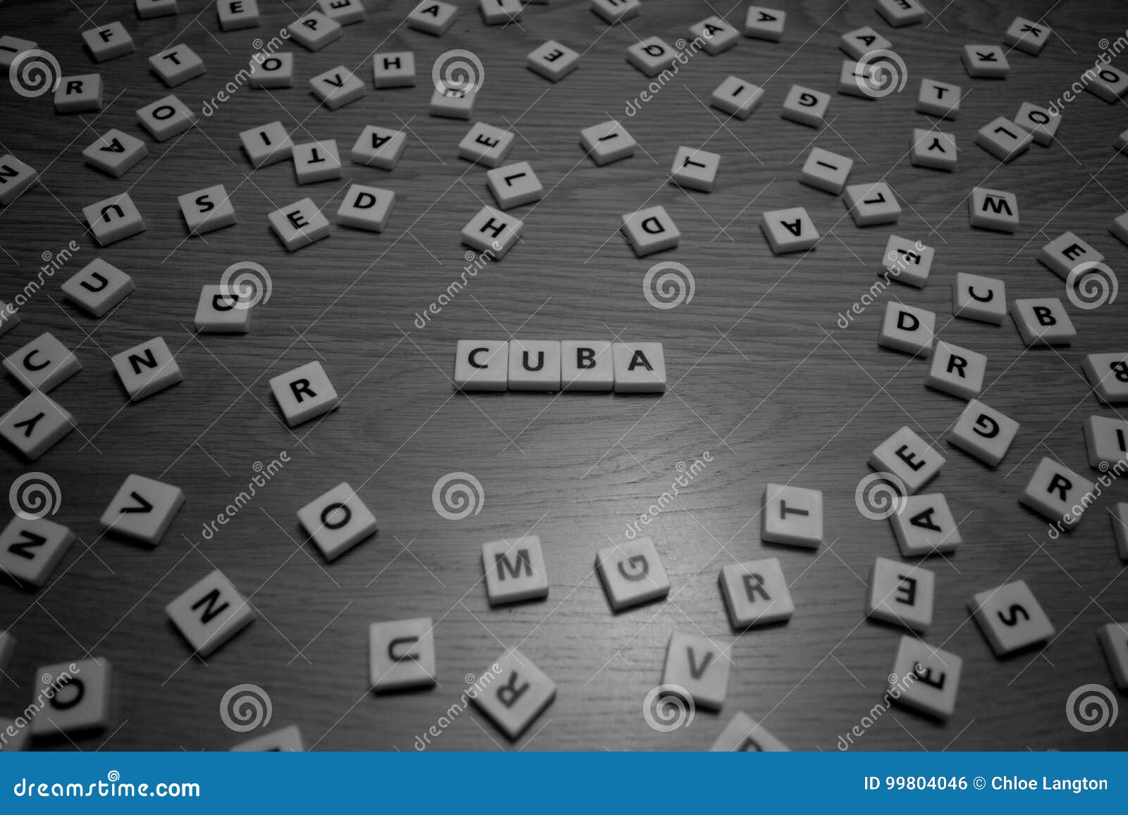 Cuba letters stock photo. Image of spelling, abstract - 99804046