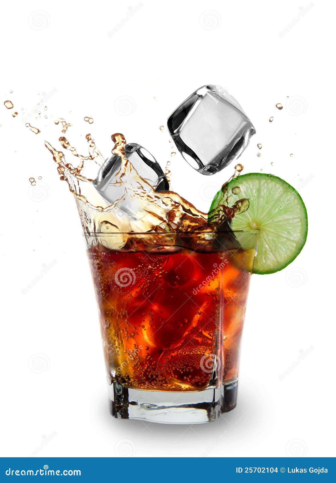 Cuba libre drink stock photo. Image of drop, cold, glass - 25702104