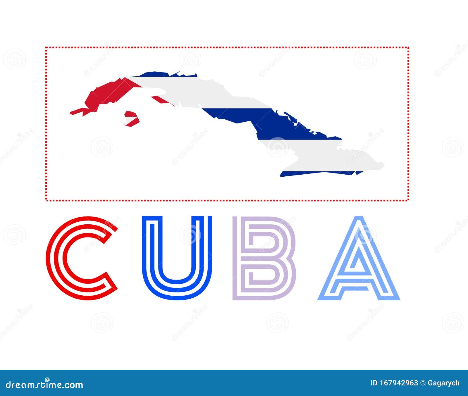 Cuba Logo. Isolated Cuban Architecture On White Background Cartoon ...