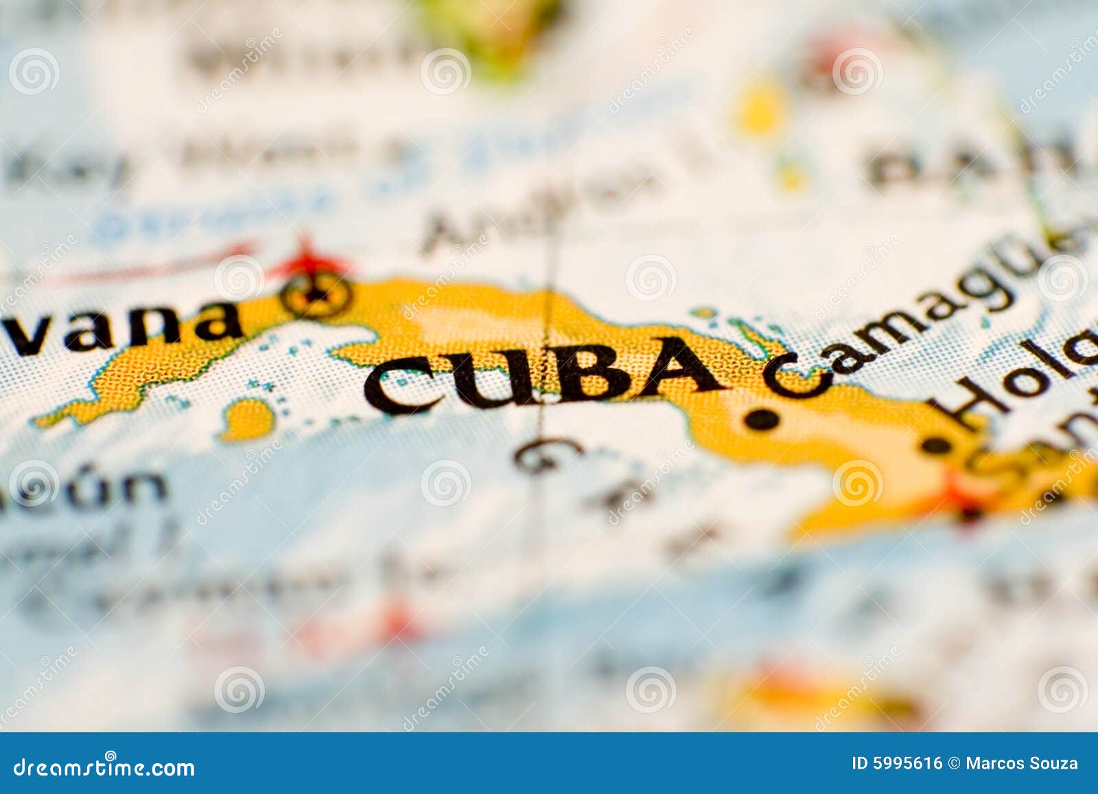 Cuba Map stock photo. Image of vacation, fidel, tourist - 5995616
