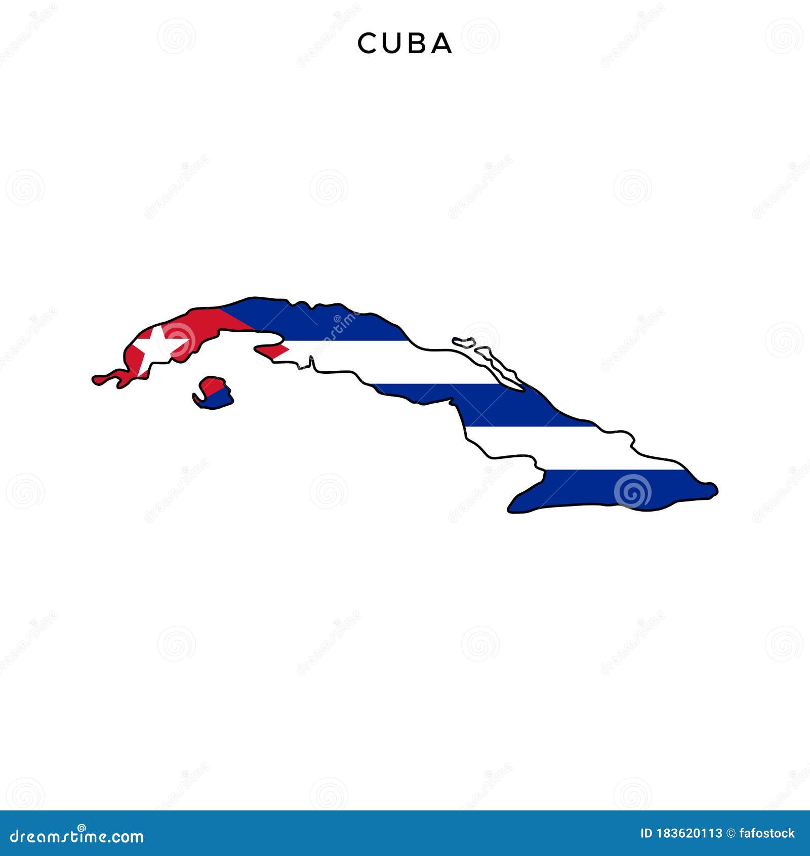 Map and Flag of Cuba Vector Design Template with Editable Stroke. Stock ... Map and Flag of Cuba Vector Design Template with Editable Stroke. Stock ...