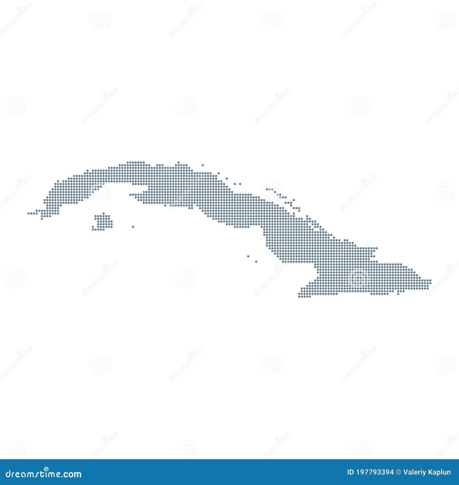 Pixel Cuba Flag Icon Set Isolated On White Background. Waving Cuba Flag ...