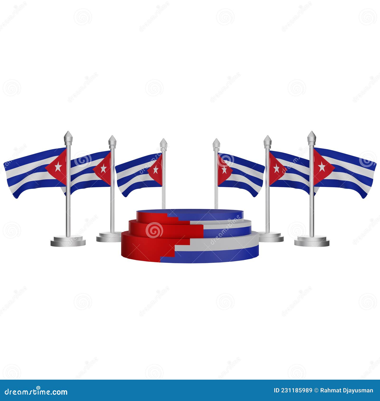 Cuba national day concept stock illustration. Illustration of flag ...
