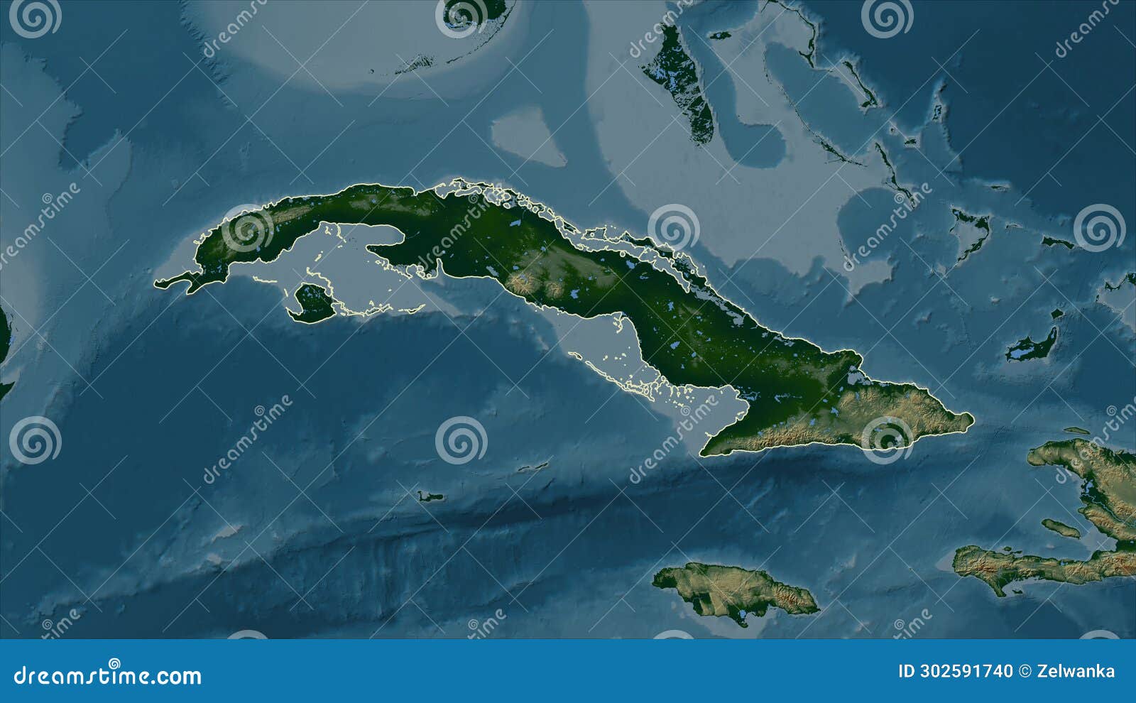 rivers in cuba map