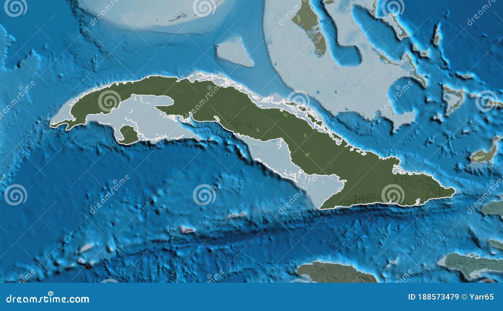 Cuba - Overview. Administrative Stock Illustration - Illustration of ...