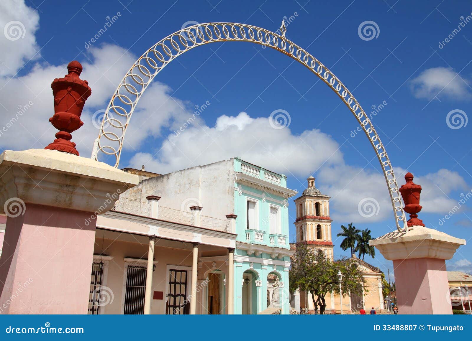 Cuba - Remedios stock image. Image of church, city, typical - 33488807