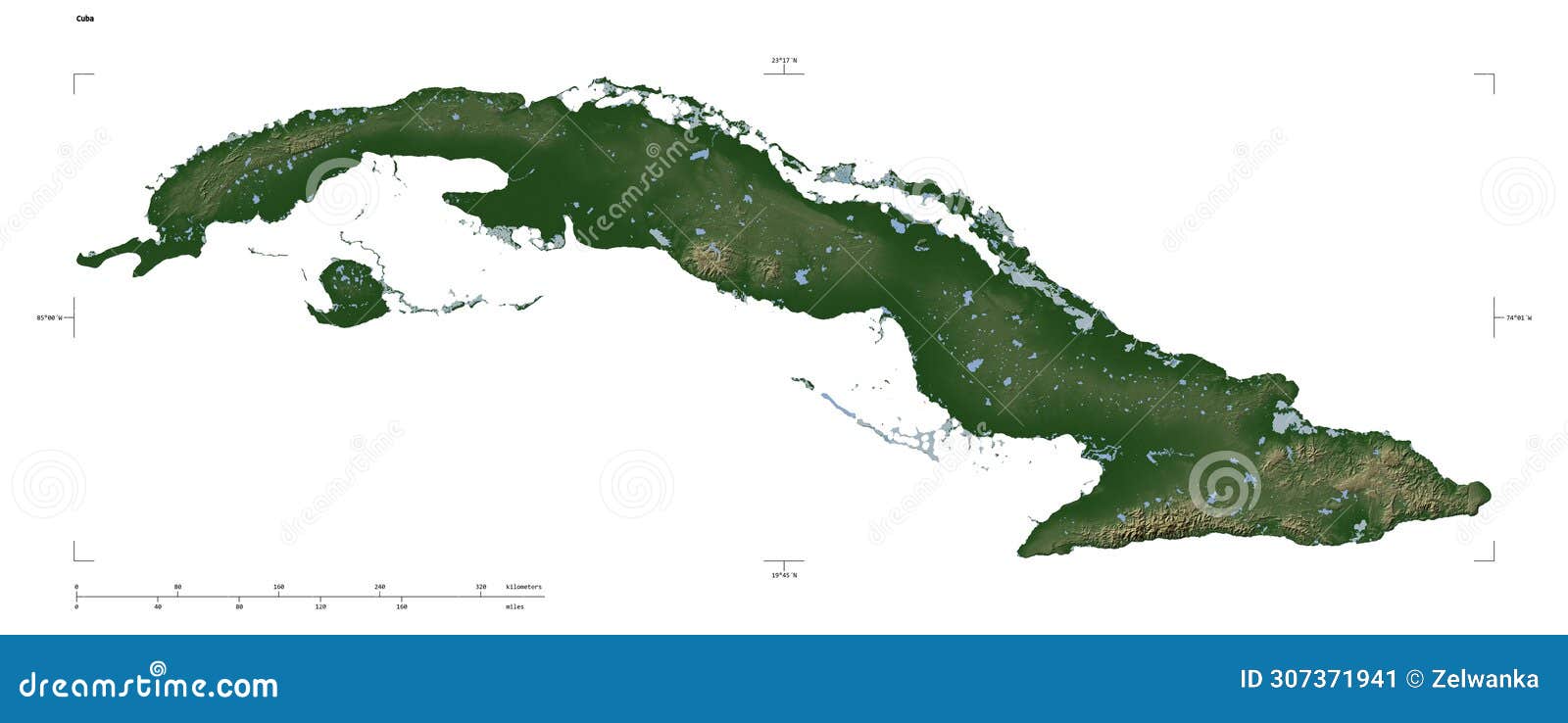 Cuba shape on white. Pale stock illustration. Illustration of division ...