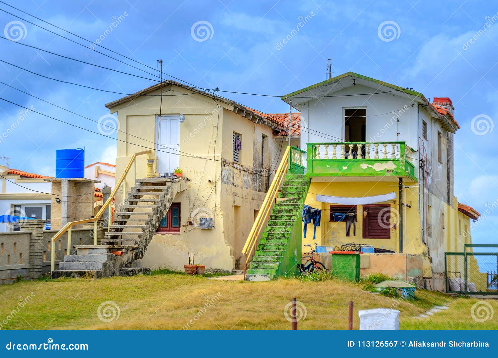 Cuba, Slums in the Coastal Part of the Island Stock Image - Image of ...