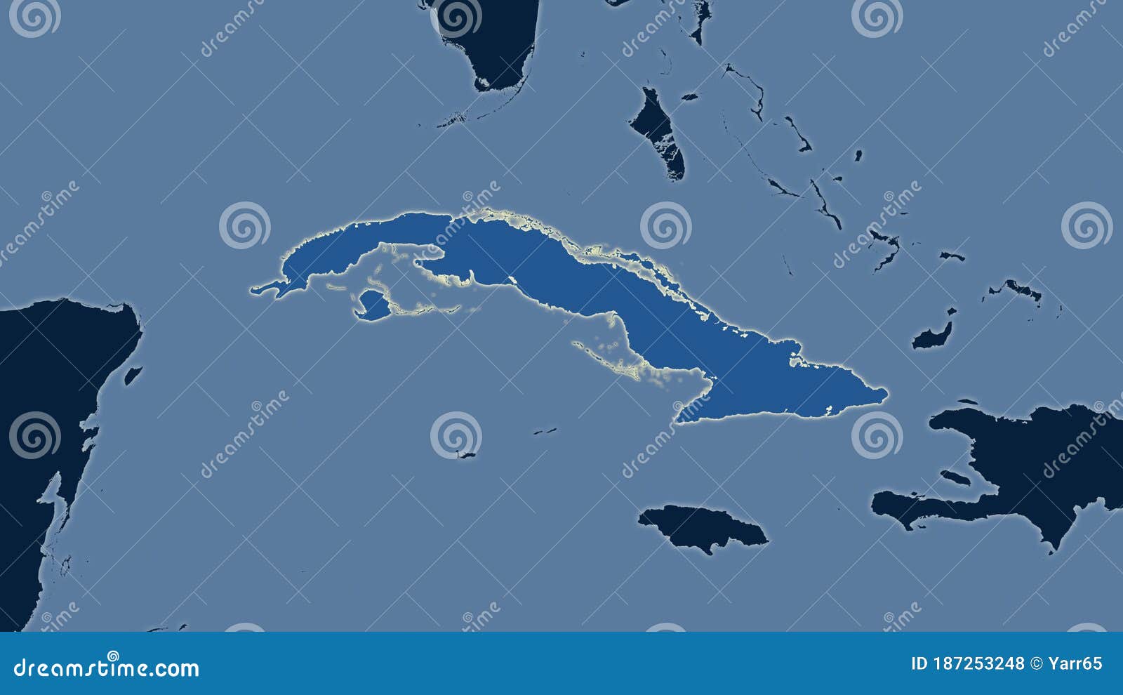 Cuba - solid. Composition stock illustration. Illustration of isolated ...