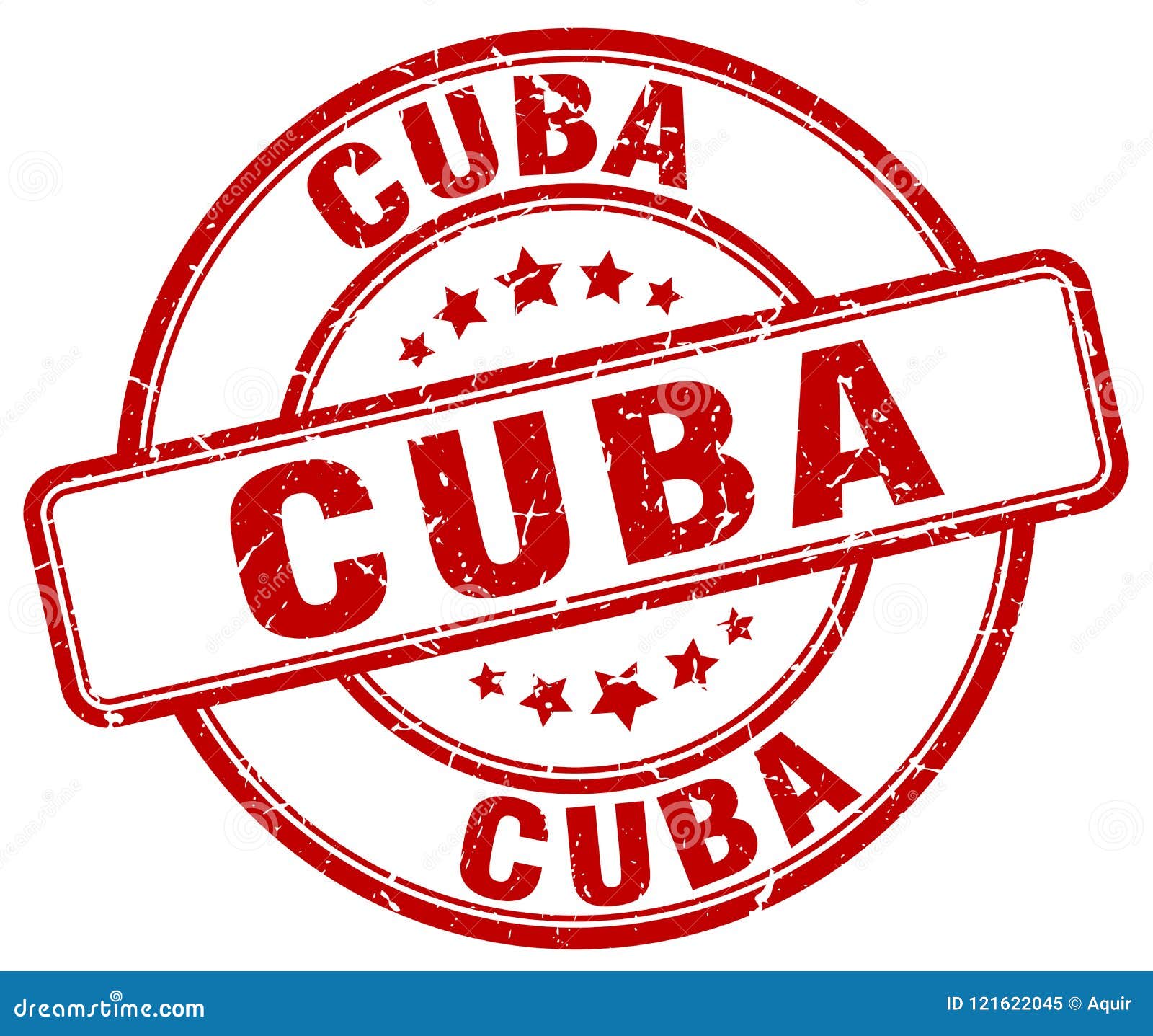 Cuba stamp stock vector. Illustration of embrance, background - 121622045