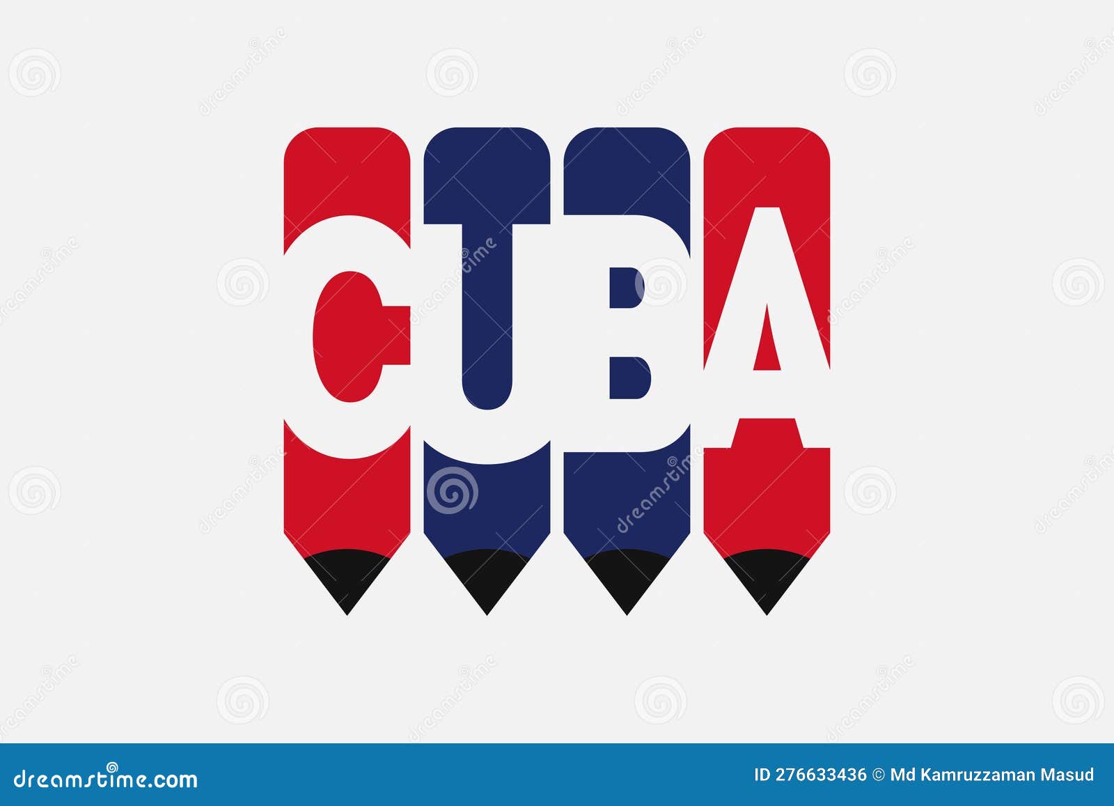 Cuba Text with Pencil Symbol Creative Ideas Design. Cuba Typography ...