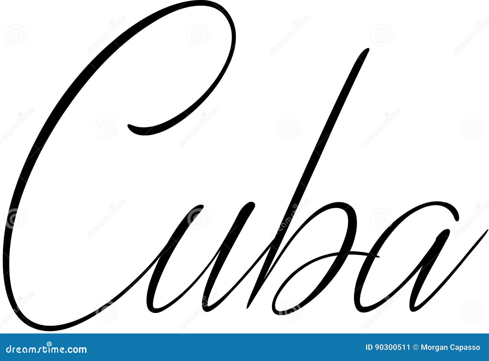 Cuba Text Sign Illustration Stock Vector - Illustration of text ...