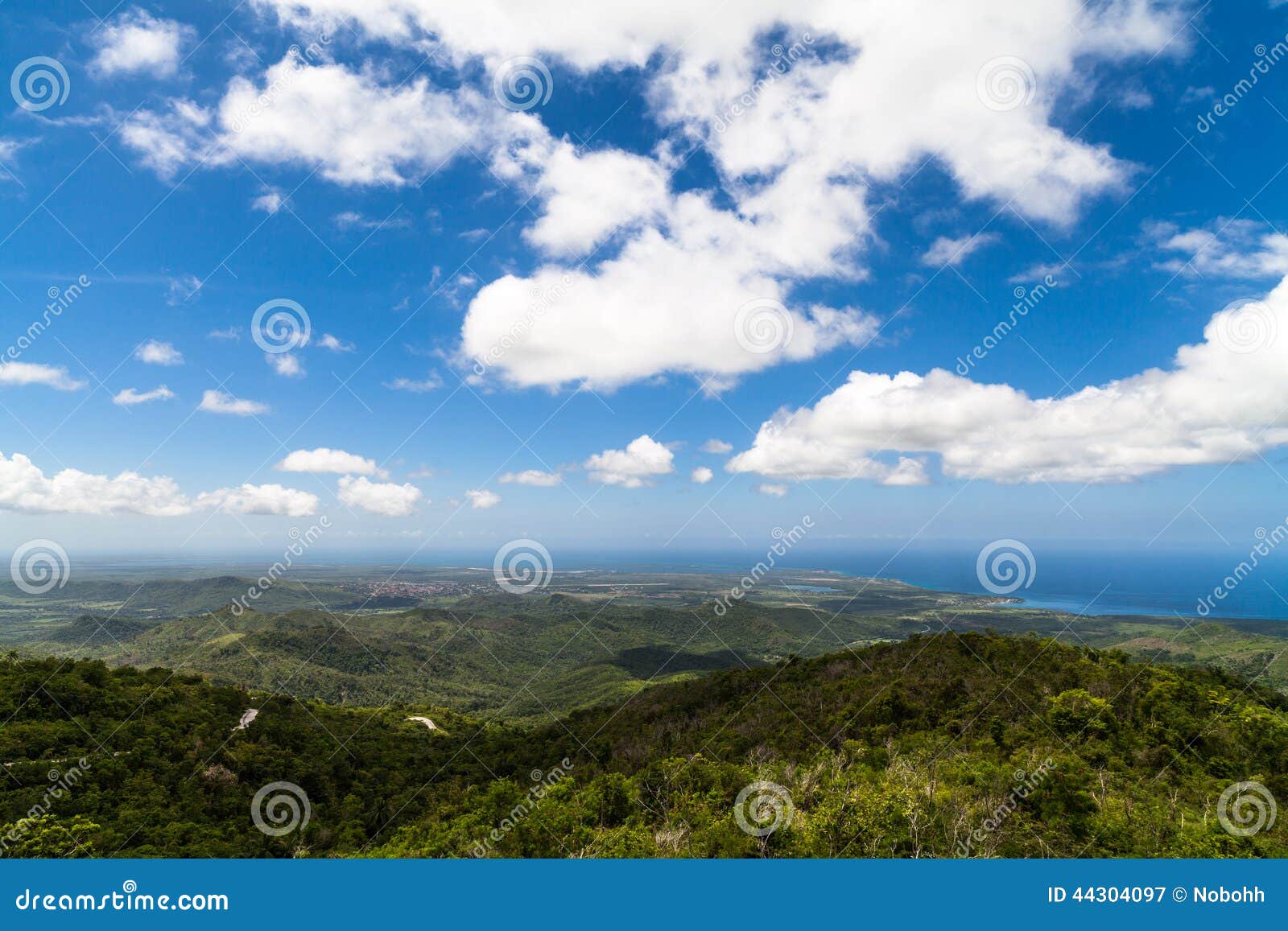 Cuba Viewing Platform Overlooking Guantanamo and the Cuban Coast Stock ...