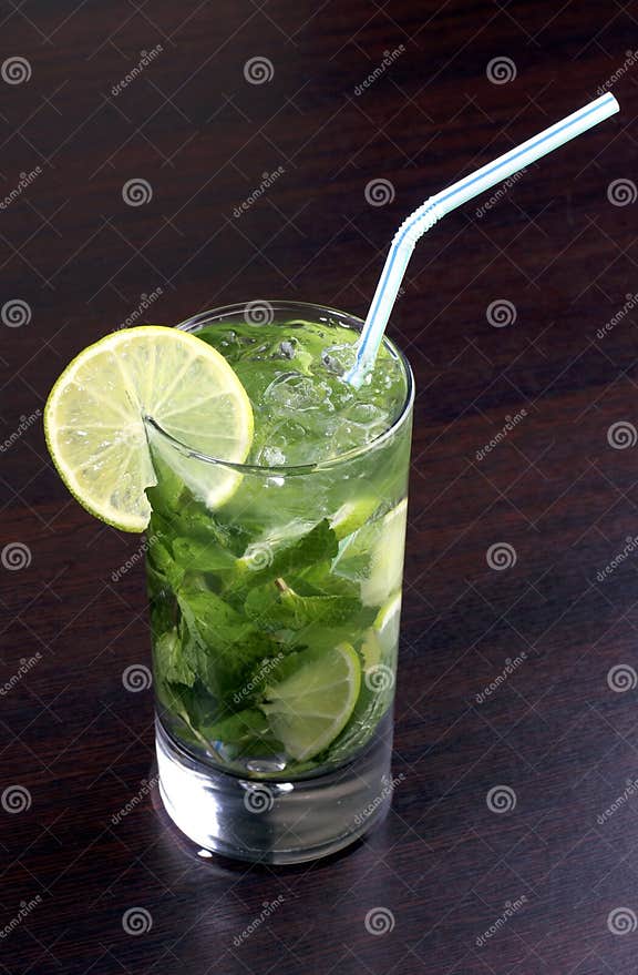 Cuban alcoholic cocktail stock photo. Image of green, soda - 3625196