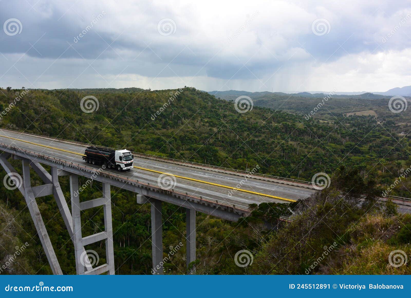 Cuban Bridge in the Near of Varadero Cuba 2019. Stock Image - Image of ...