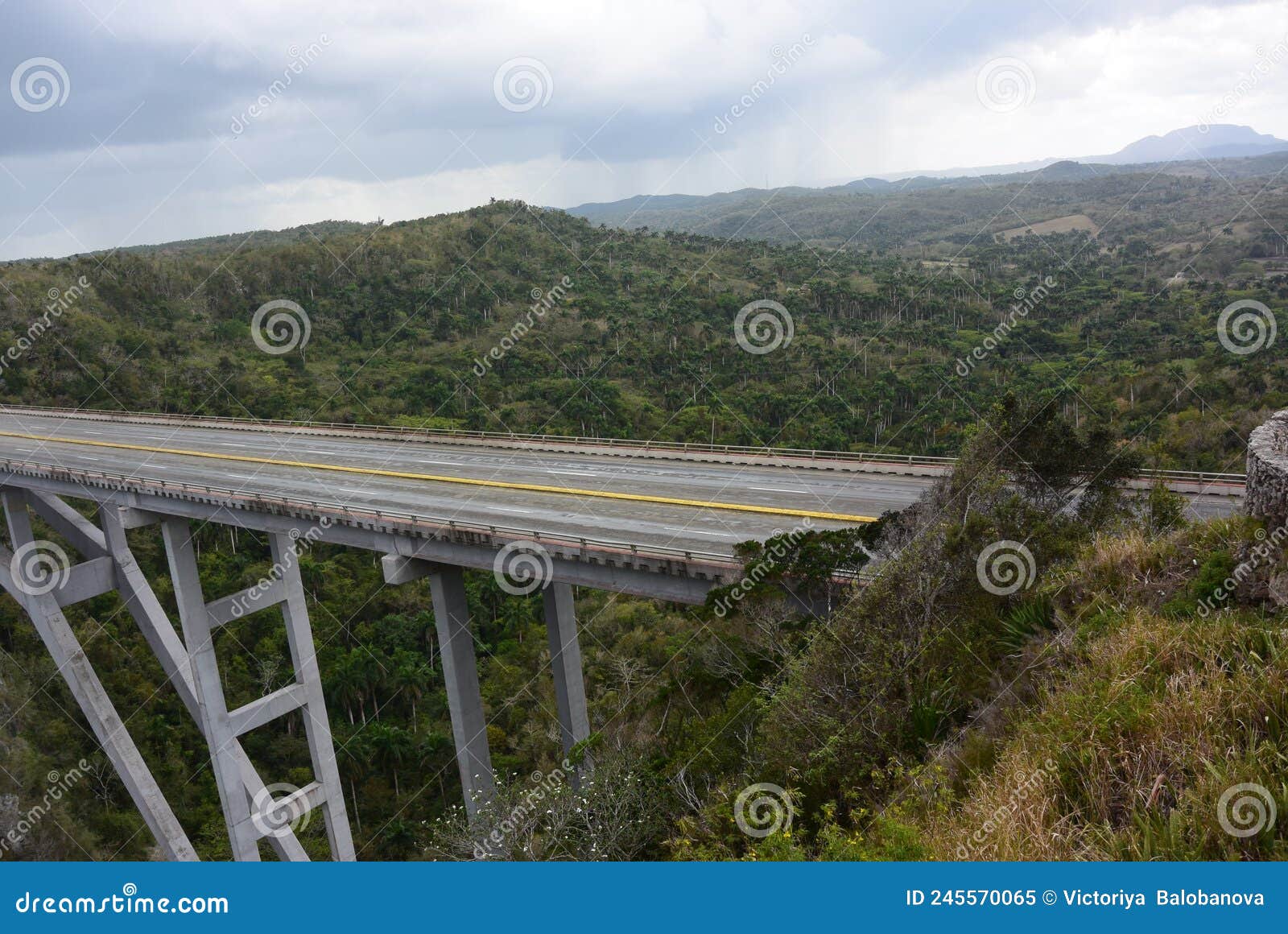 Cuban Bridge in the Near of Varadero Cuba 2019. Stock Image - Image of ...
