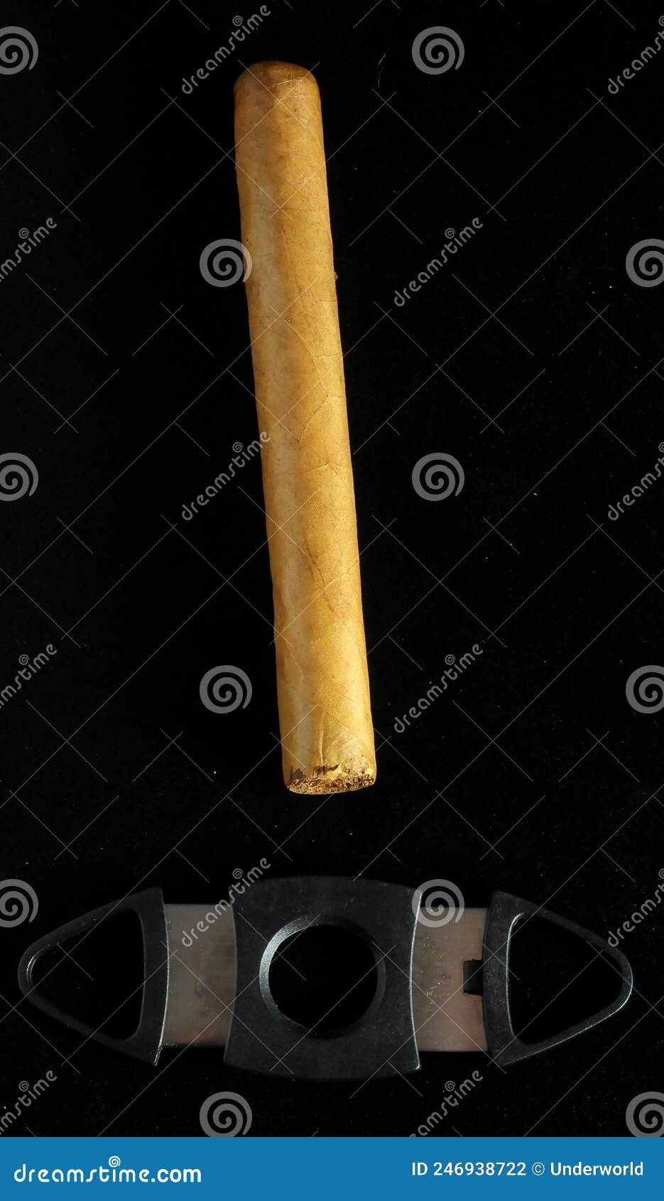 Big Brown Cigar Isolated On White Background, Side View. Hand Rolled ... Big Brown Cigar Isolated On White Background, Side View. Hand Rolled ...
