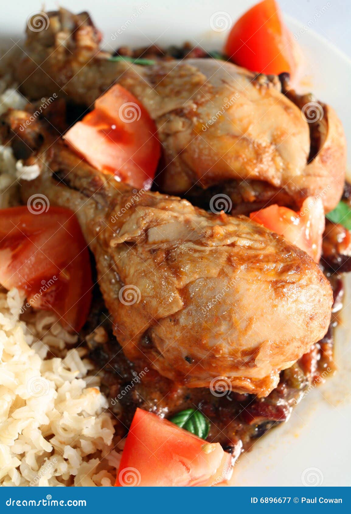 Cuban chicken stew stock image. Image of casserole, chicken - 6896677