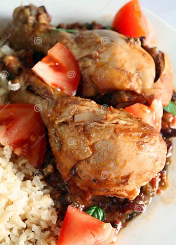 Cuban chicken stew stock image. Image of casserole, chicken - 6896677