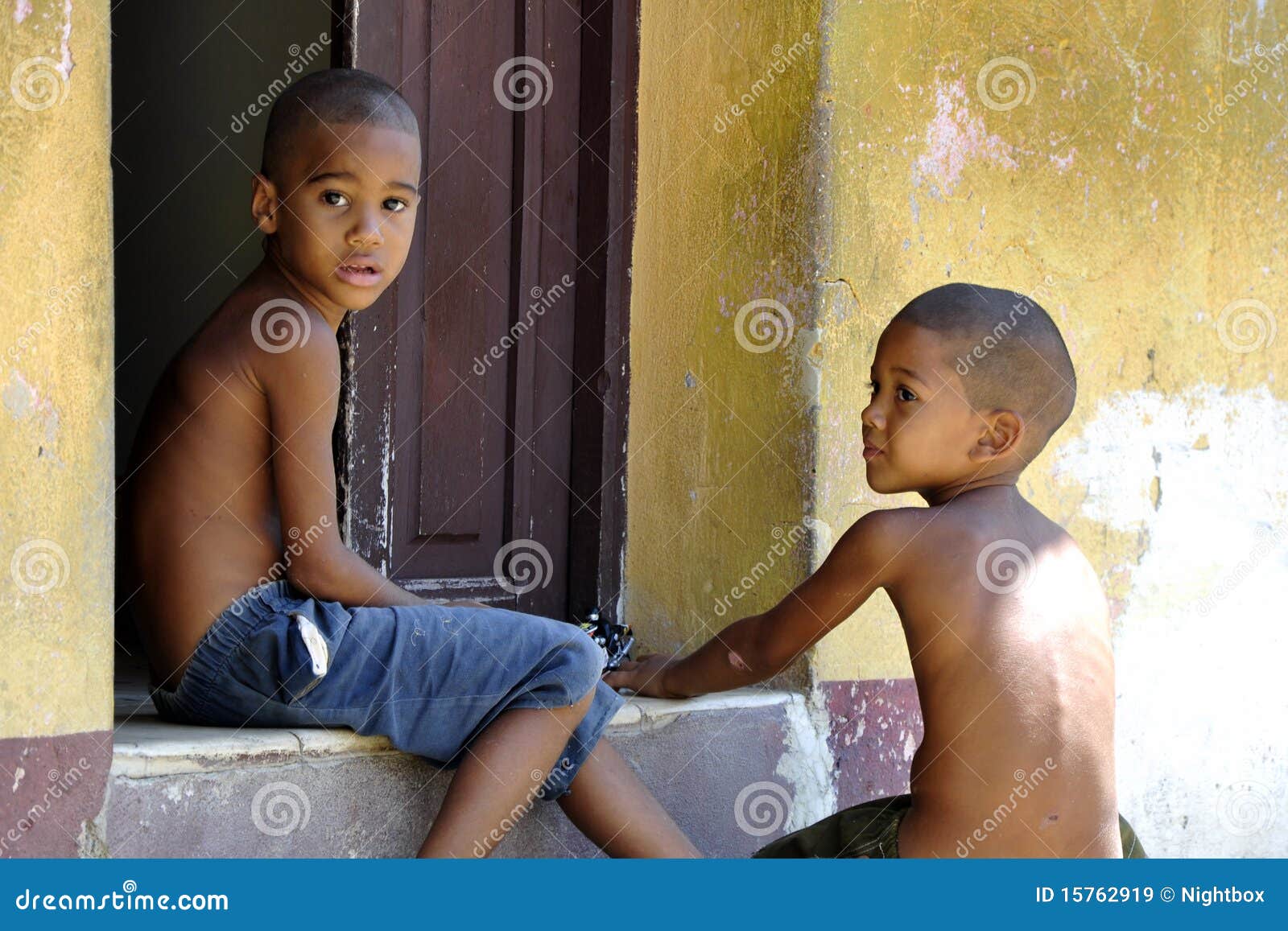Cuban Children on the Street Editorial Stock Image - Image of urban ...