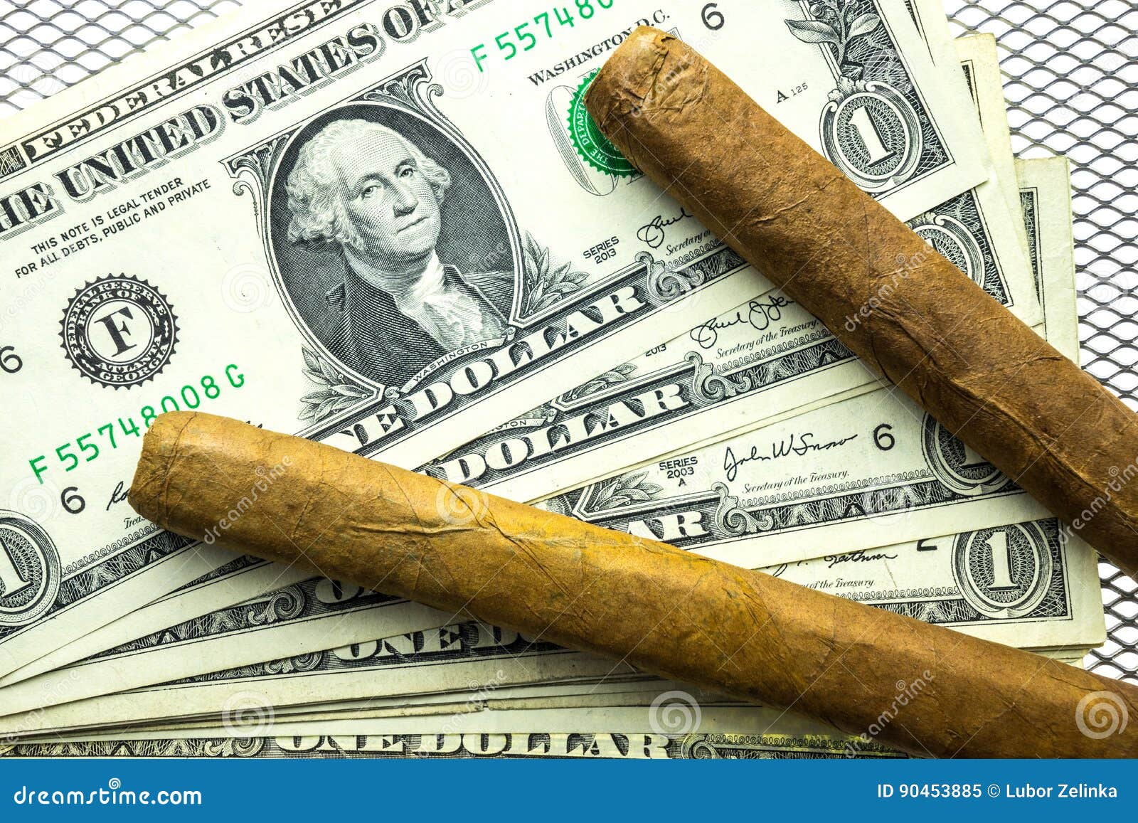 Cuban cigars and dollars stock image. Image of loan, currency - 90453885