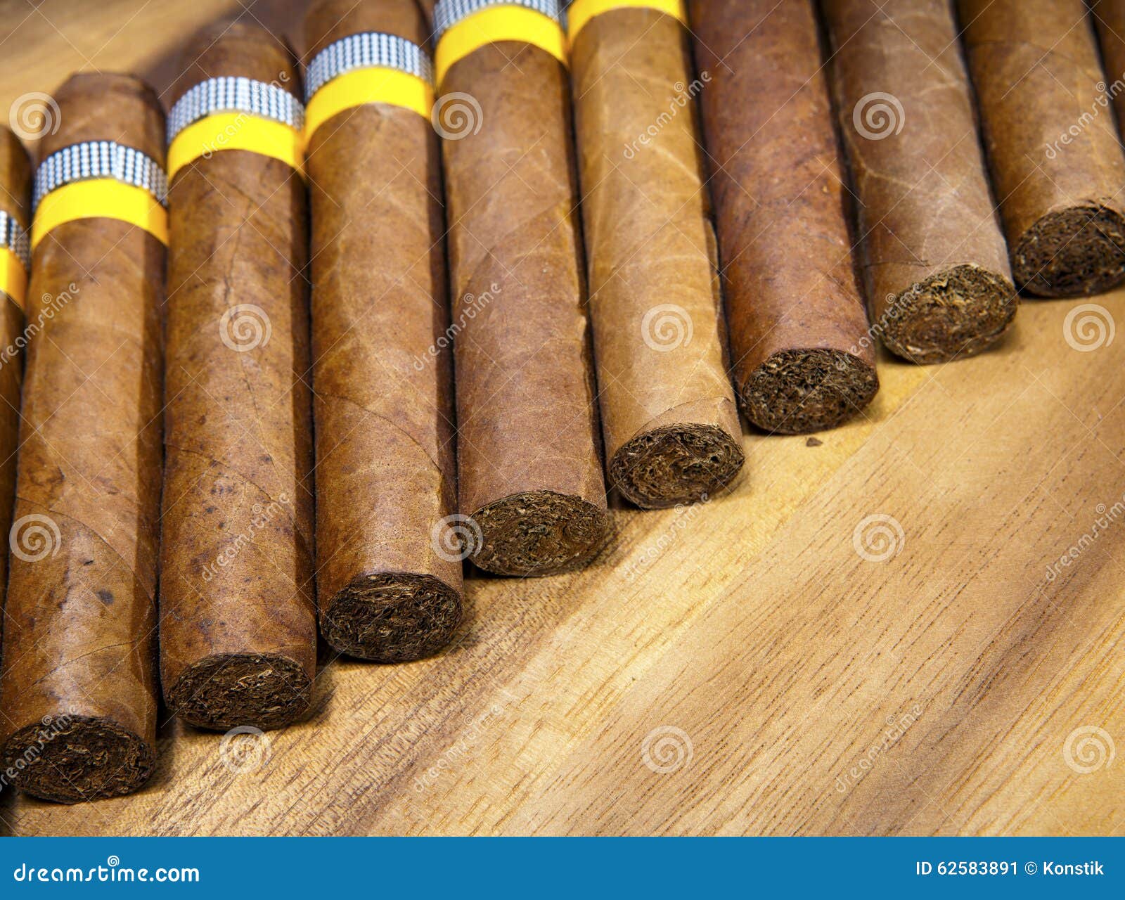 The Cuban Cigars, Hand Made Stock Image - Image of luxury, cigars: 62583891