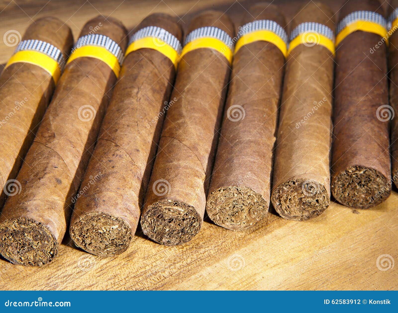 The Cuban Cigars, Hand Made Stock Photo - Image of surface, smoking ...