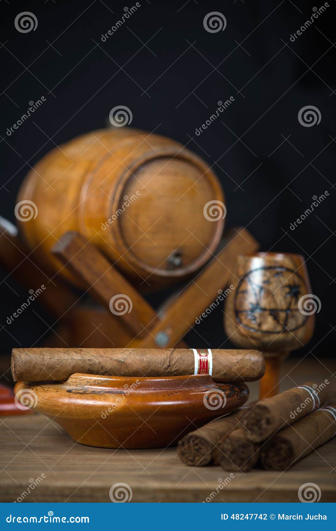 Cuban cigars related items stock photo. Image of taste - 48247742