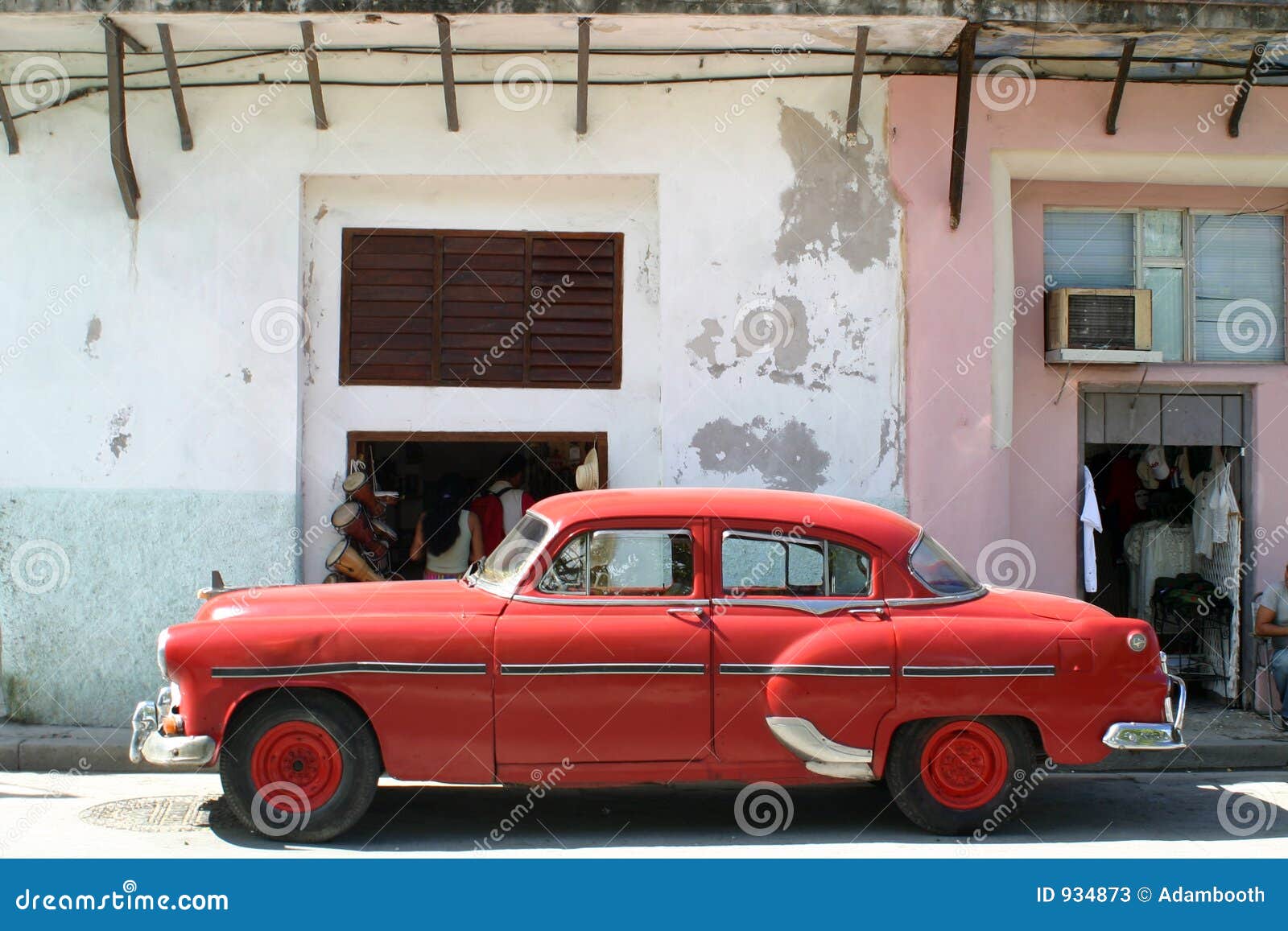 Cuban Classic Car stock image. Image of rock, fidel, communinst - 934873