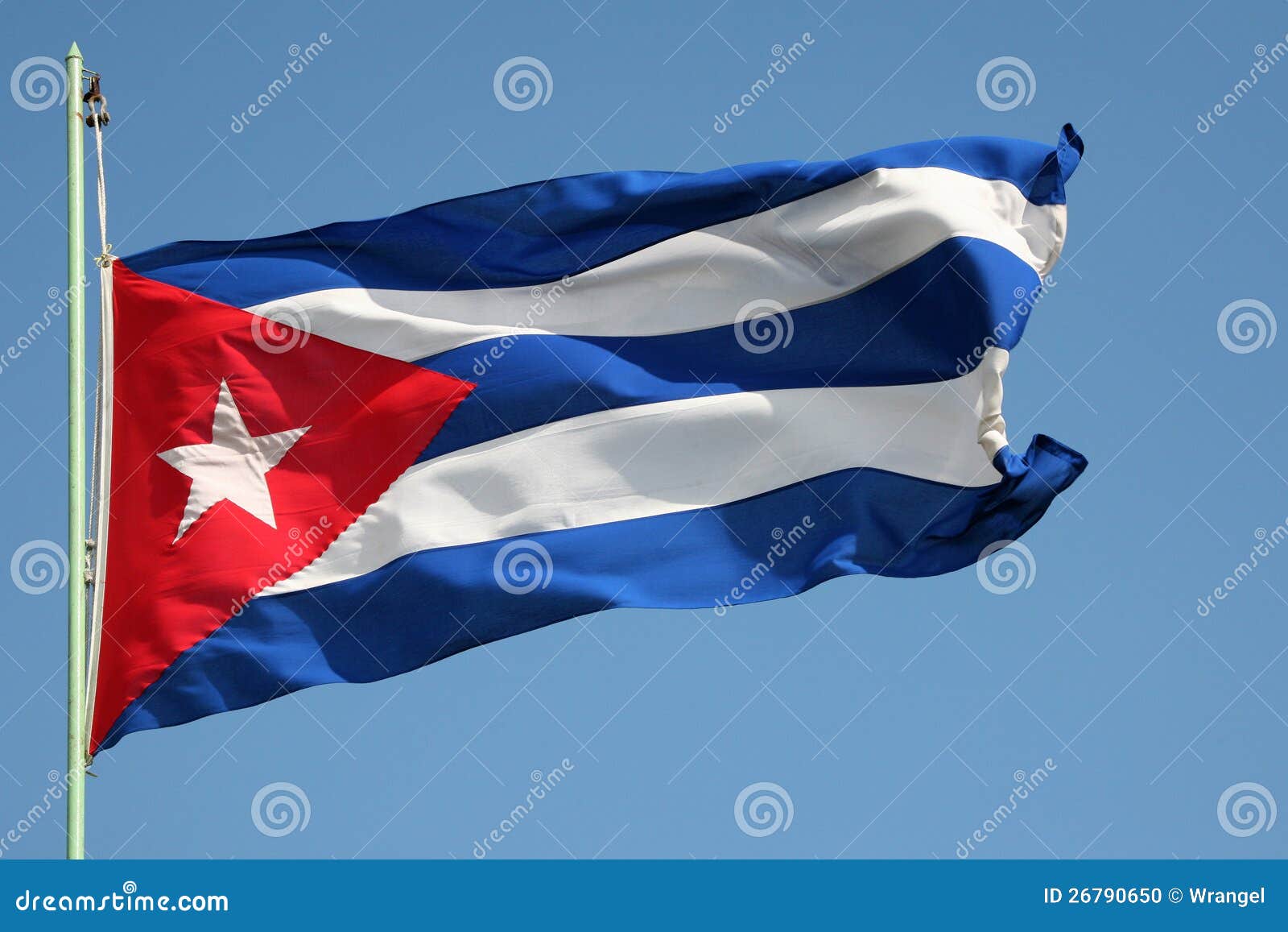 Cuban Flag stock photo. Image of wave, cuba, frame, texture - 26790650