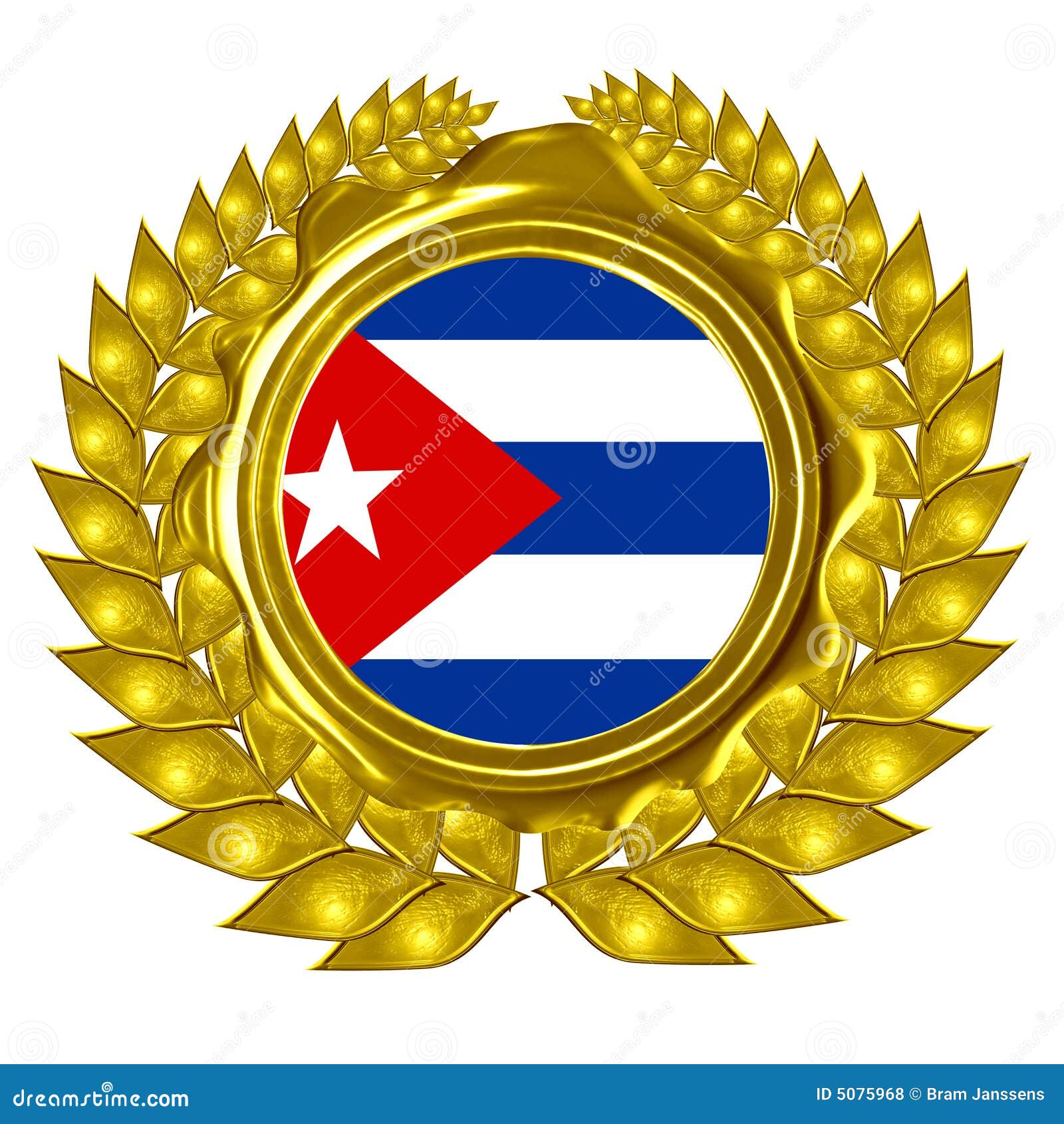Cuban flag stock illustration. Illustration of nation - 5075968
