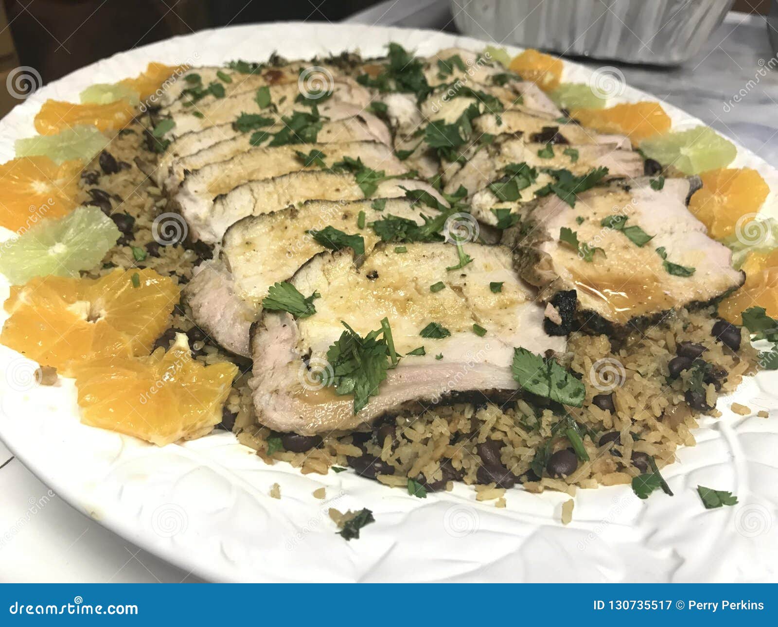 Cuban Grilled Whole Pork Loin with Rice & Beans Stock Image - Image of ... Cuban Grilled Whole Pork Loin with Rice & Beans Stock Image - Image of ...