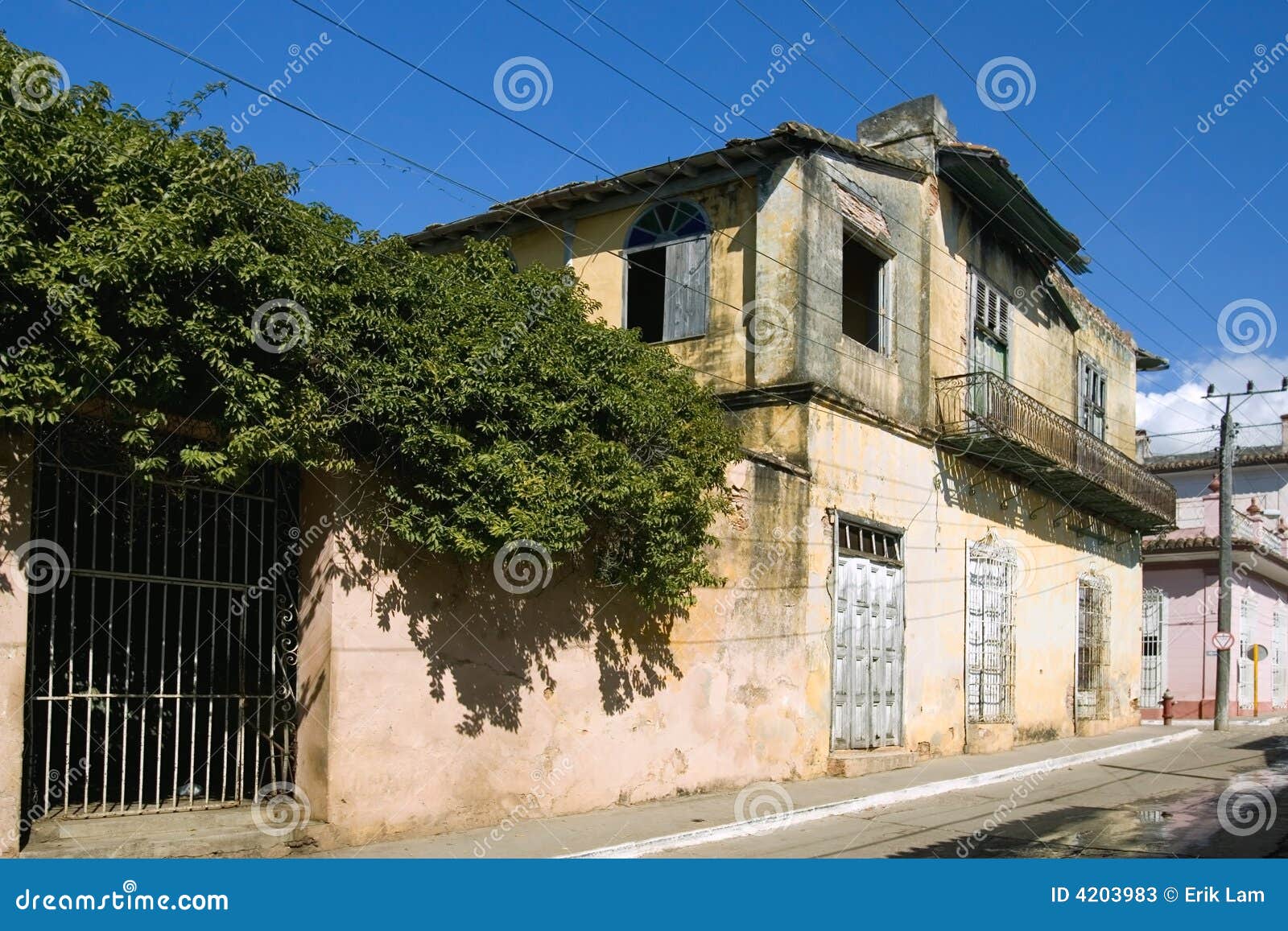 Cuban House stock image. Image of transportation, home - 4203983