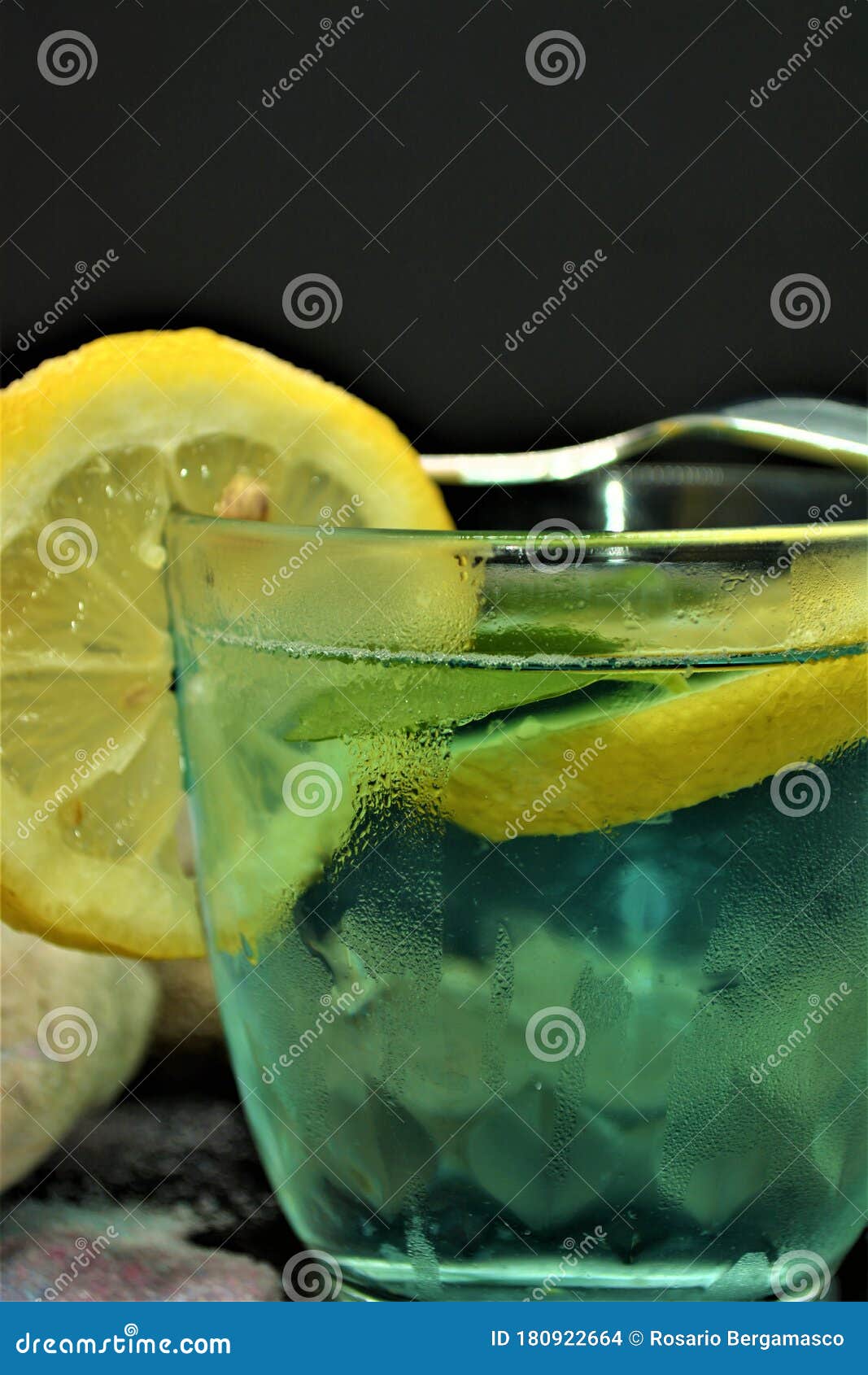 Cuban Mojito Drink with White Rum Mint Lemon Brown Sugar Stock Photo ...