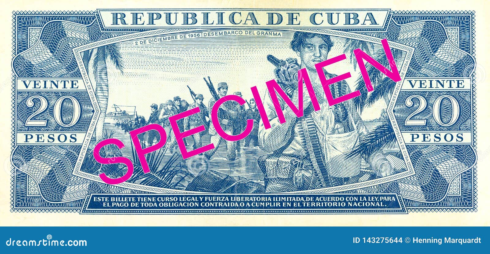 20 Cuban Peso Bank Note Reverse Stock Photo - Image of sale, market ...