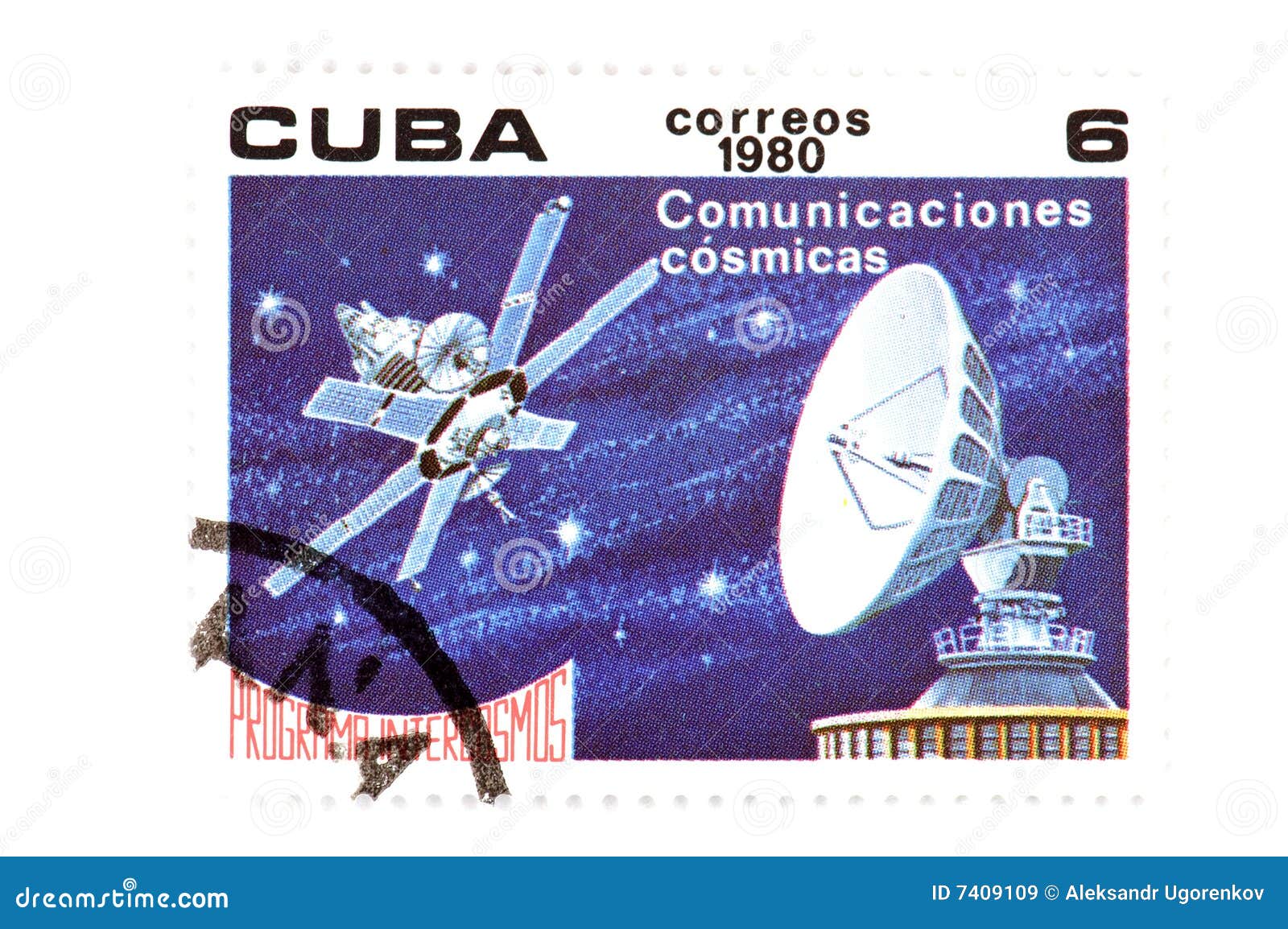 Cuban Postage Stamp on White Editorial Stock Image - Image of ...