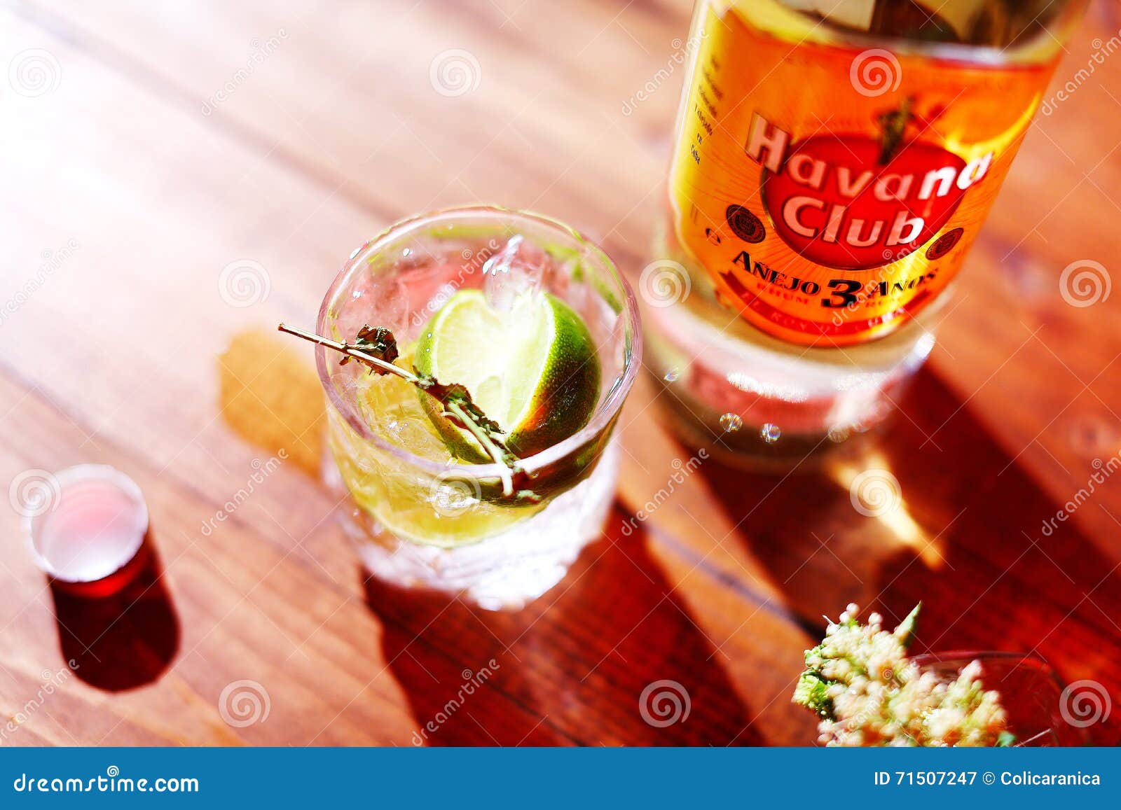 Cuban rum editorial photography. Image of alcohool, lime - 71507247