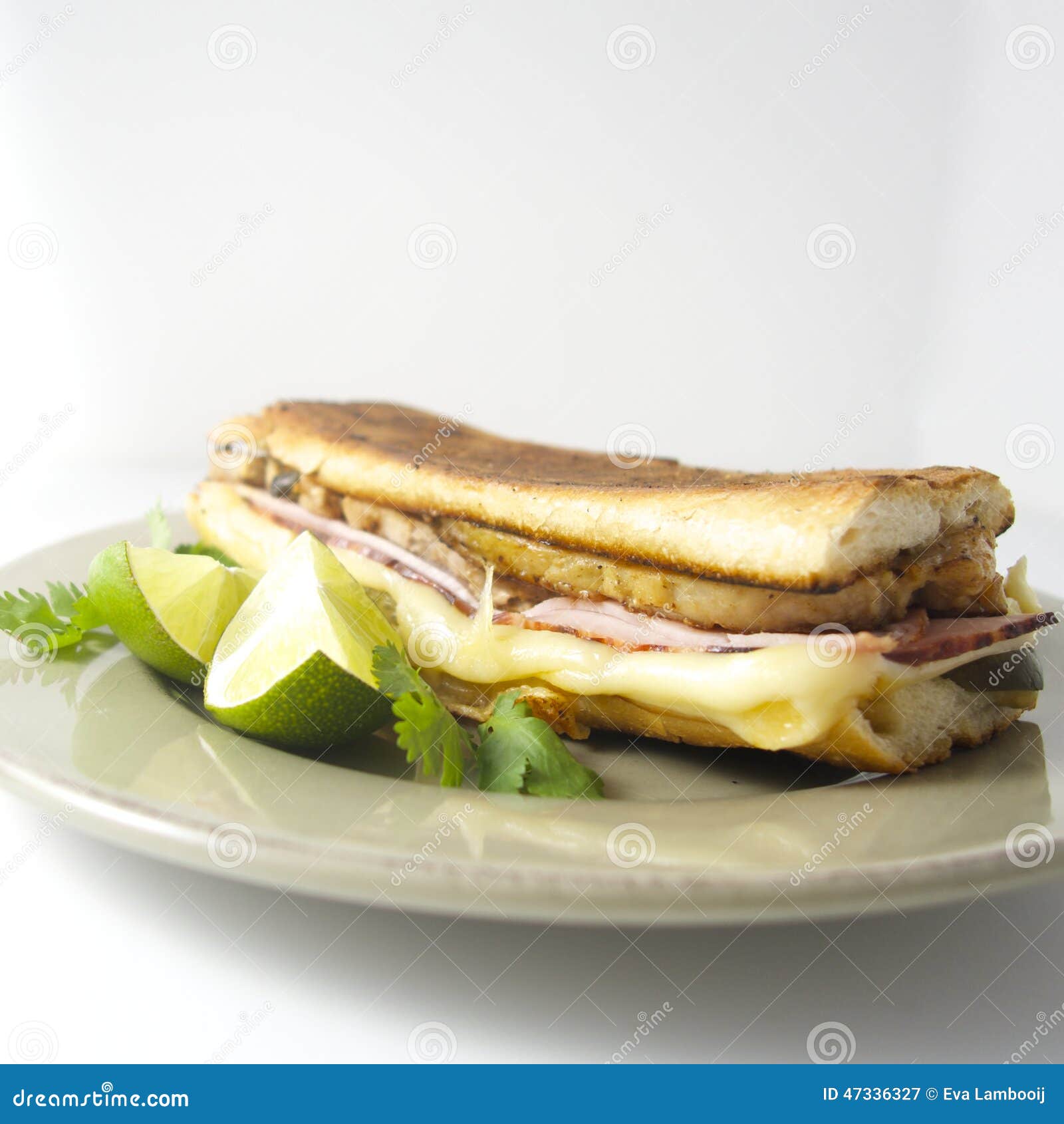 Cuban sandwich stock image. Image of surface, pork, cubano - 47336327