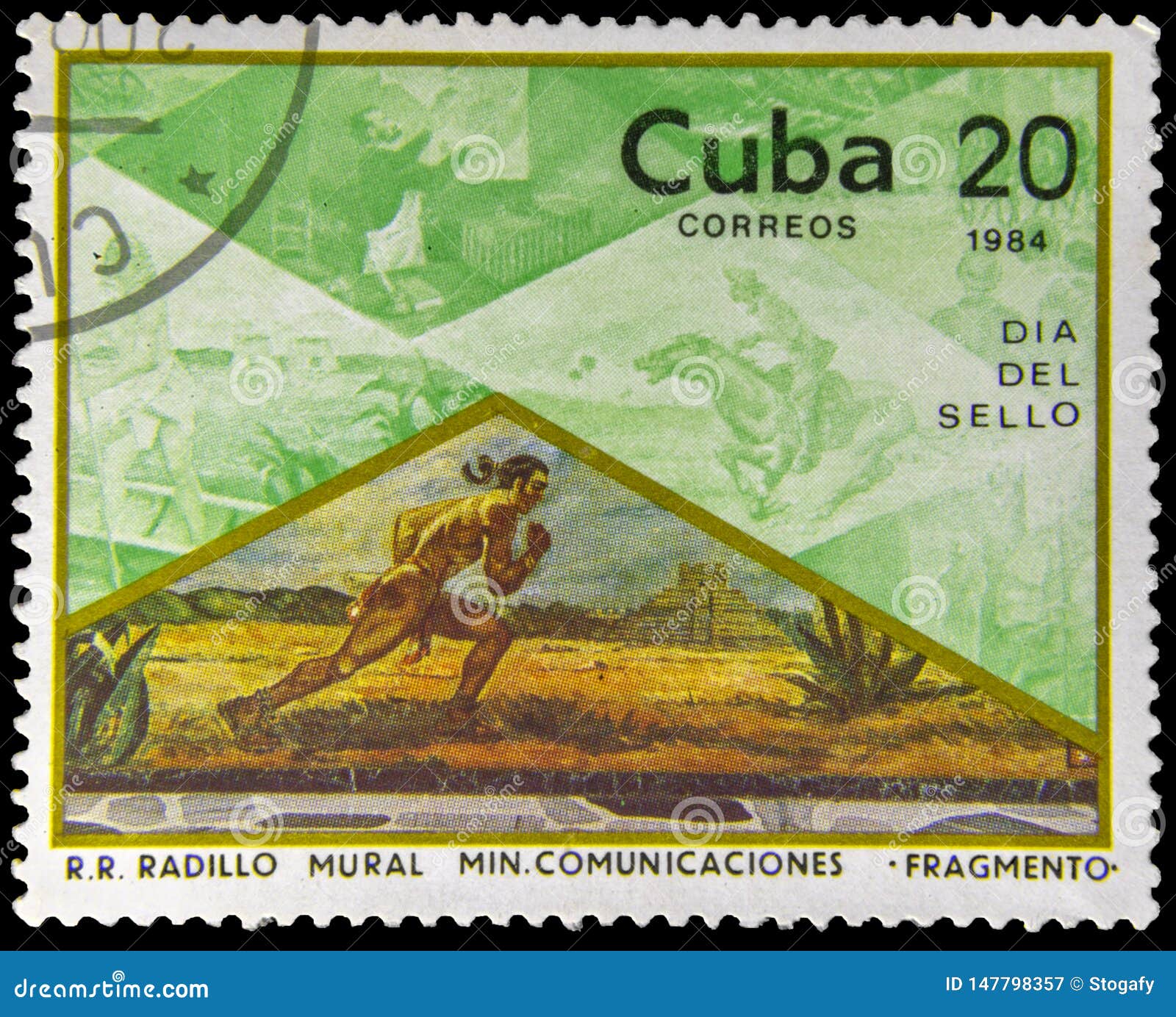 Cuban stamp editorial photography. Image of america - 147798357
