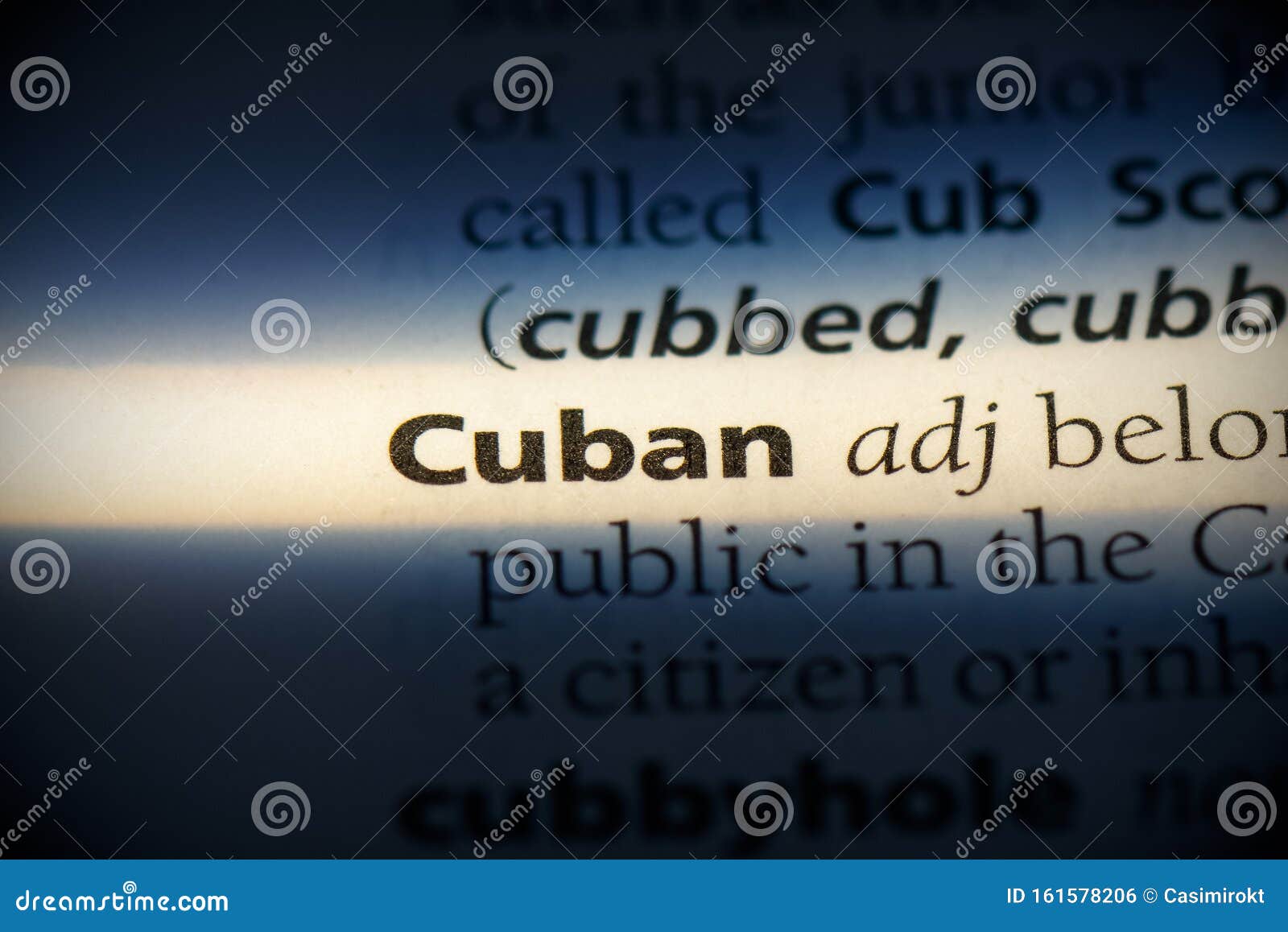 Cuban stock photo. Image of linguistic, highlight, isolated - 161578206