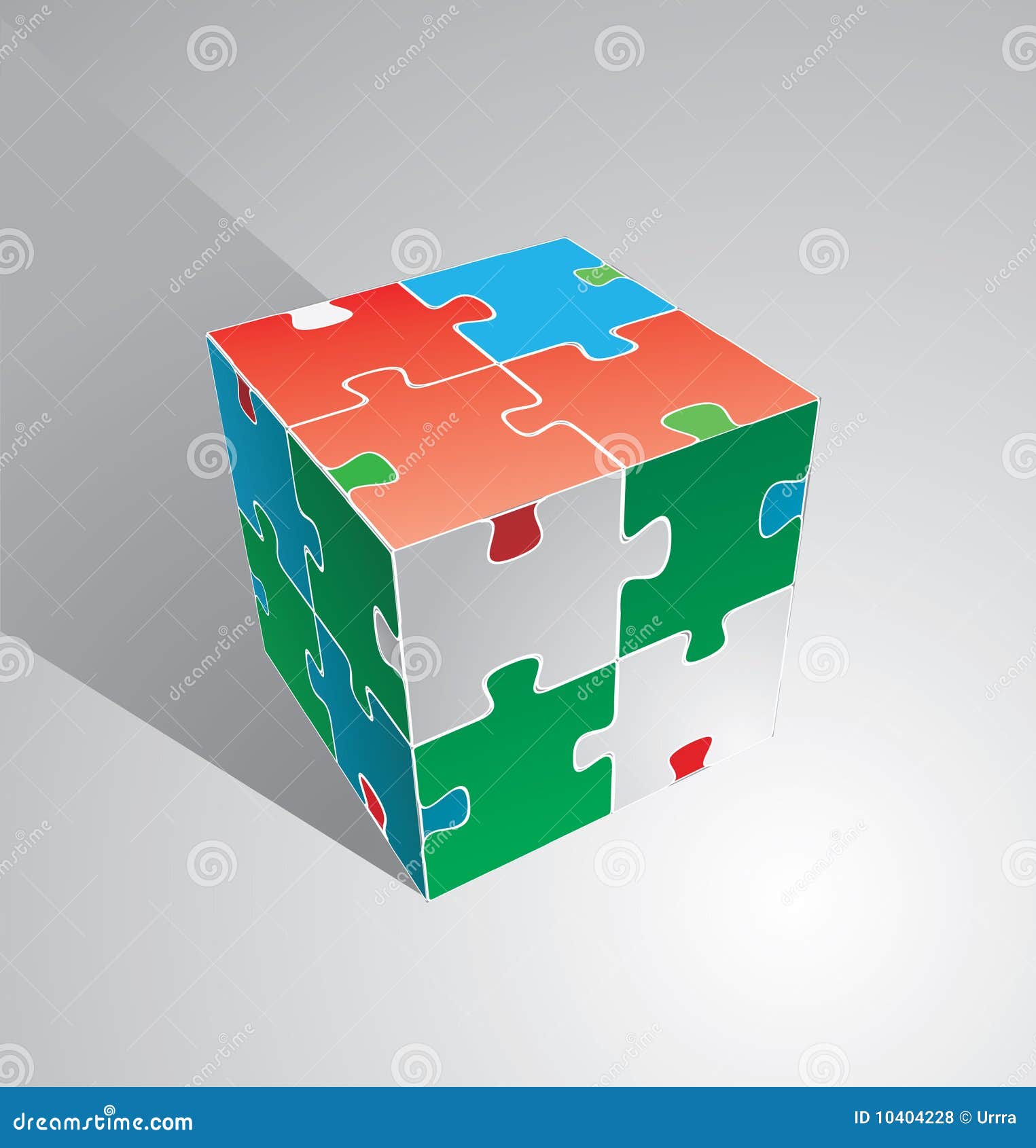 Cube illustration de vecteur. Illustration du illustration - 10404228