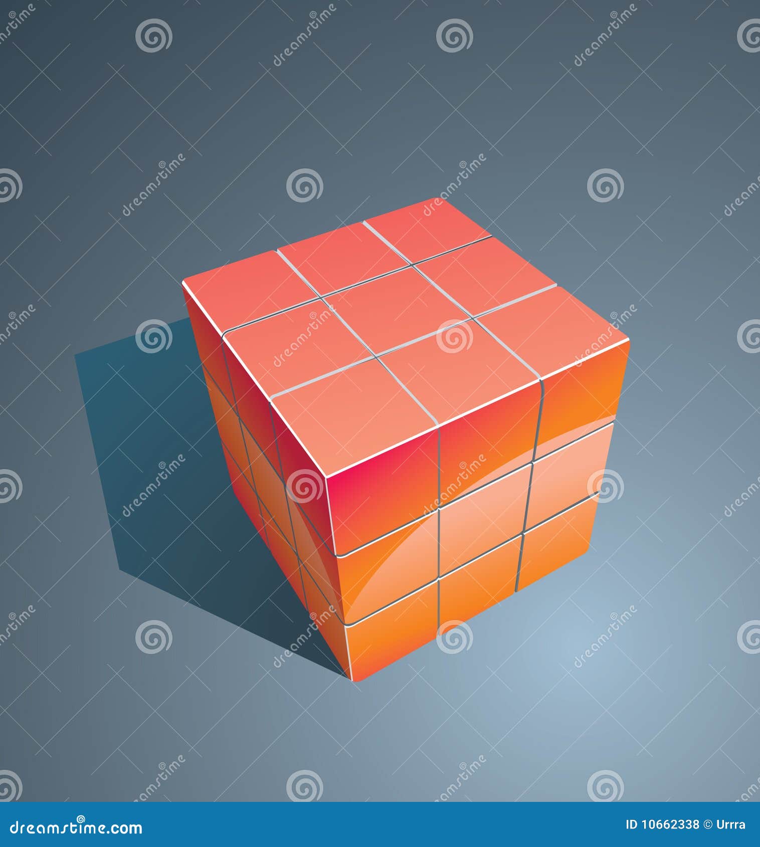 Cube stock vector. Illustration of graphic, design, vector - 10662338