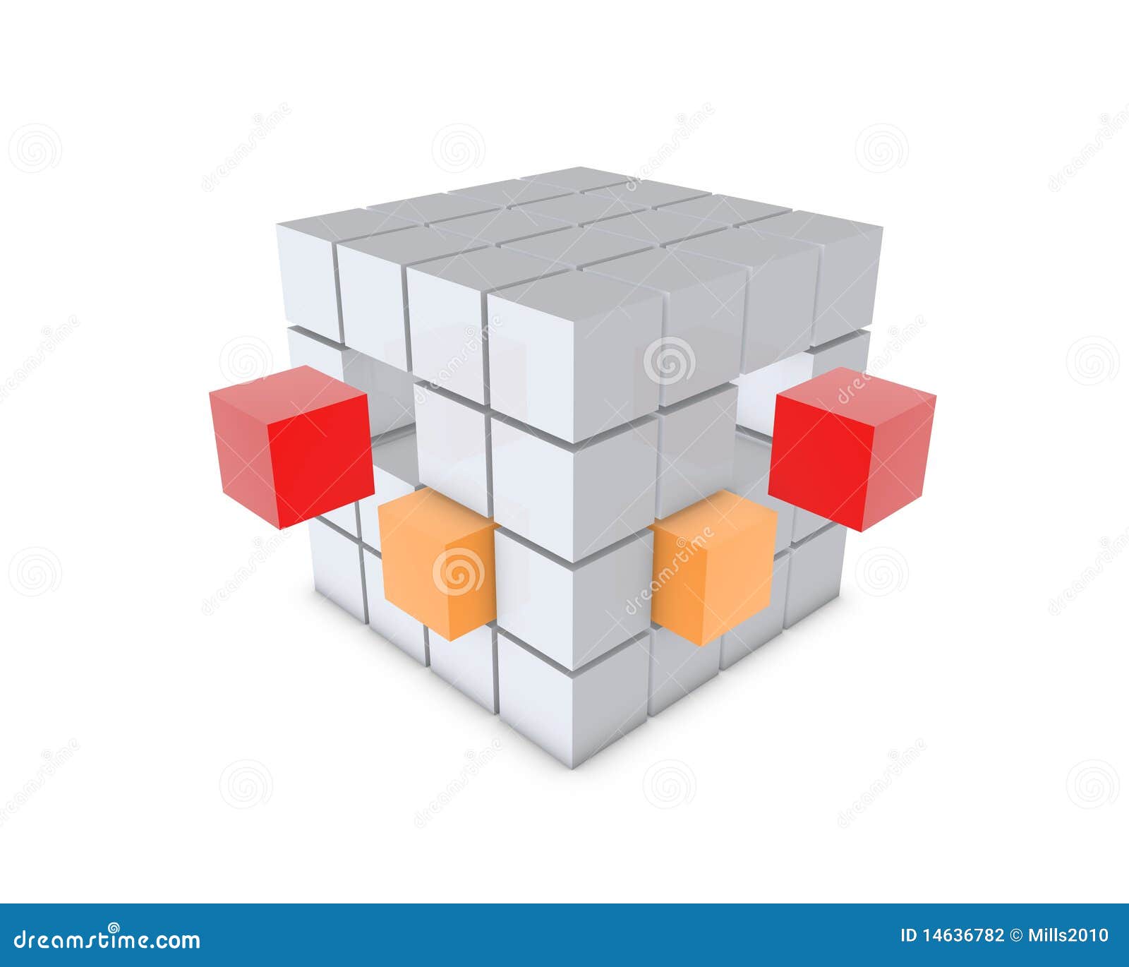 Cube stock illustration. Illustration of inspiration - 14636782