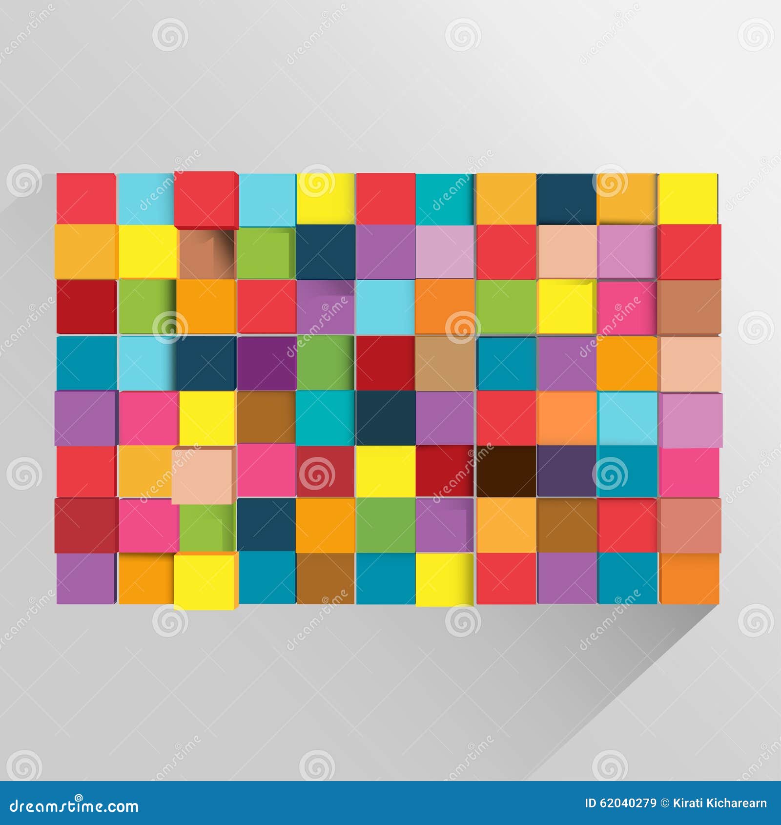 Cube Background Abstract Modern Color Stock Vector - Illustration of ...