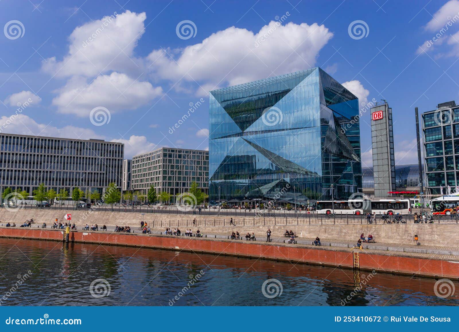 Cube Berlin Office Building Editorial Photography - Image of hightech ...