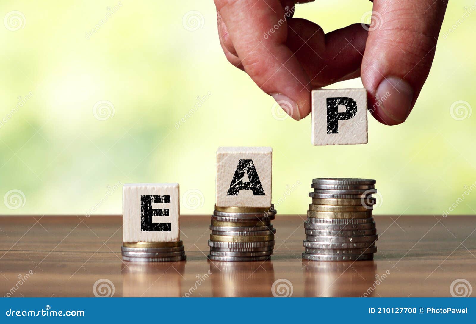 Cube Block with the Inscription EAP. Employee Assistance Program EAP ...
