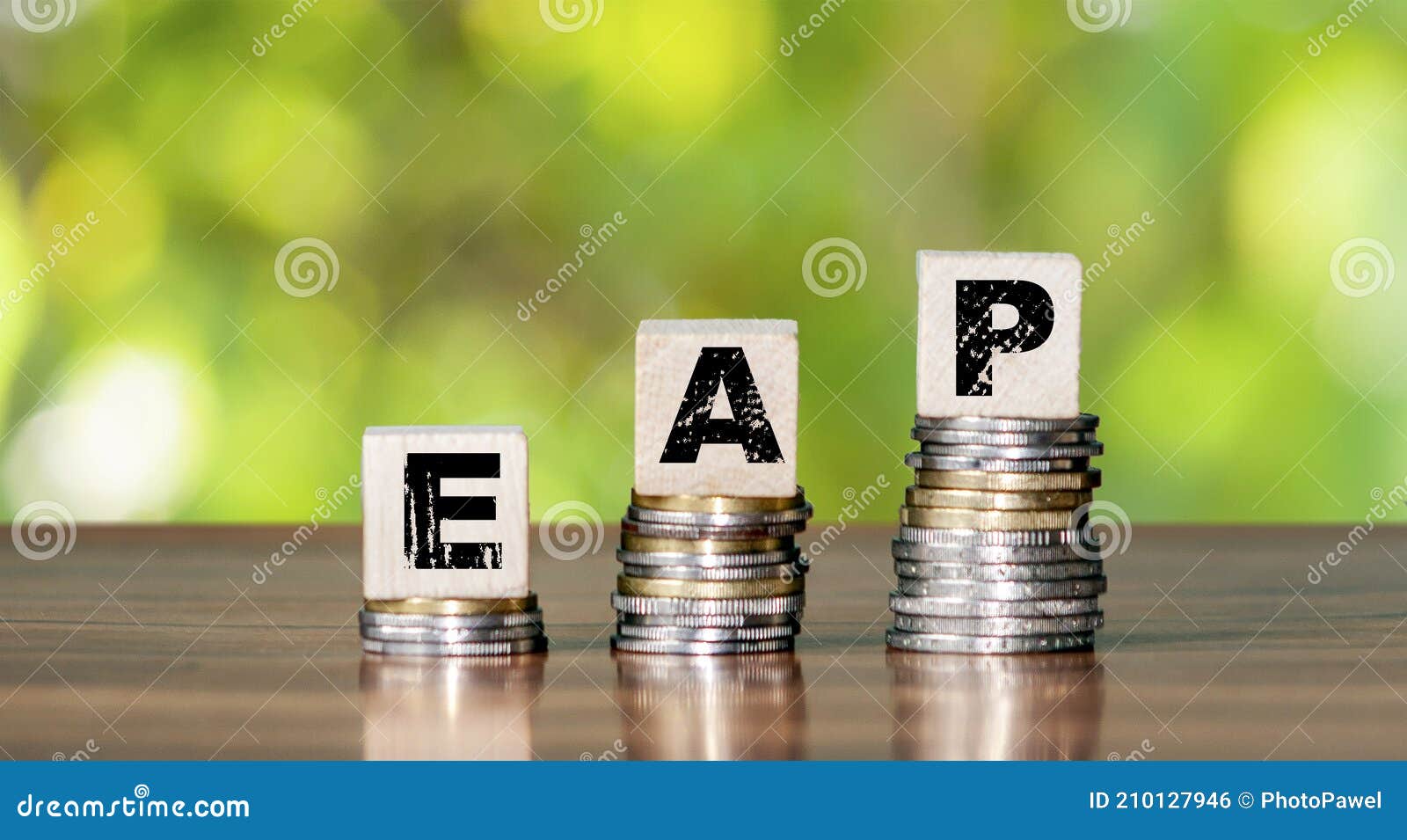 Cube Block with the Inscription EAP. Employee Assistance Program EAP ...