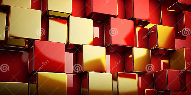 Cube Boxes Background Wallpaper with Copy Space Stock Illustration ...